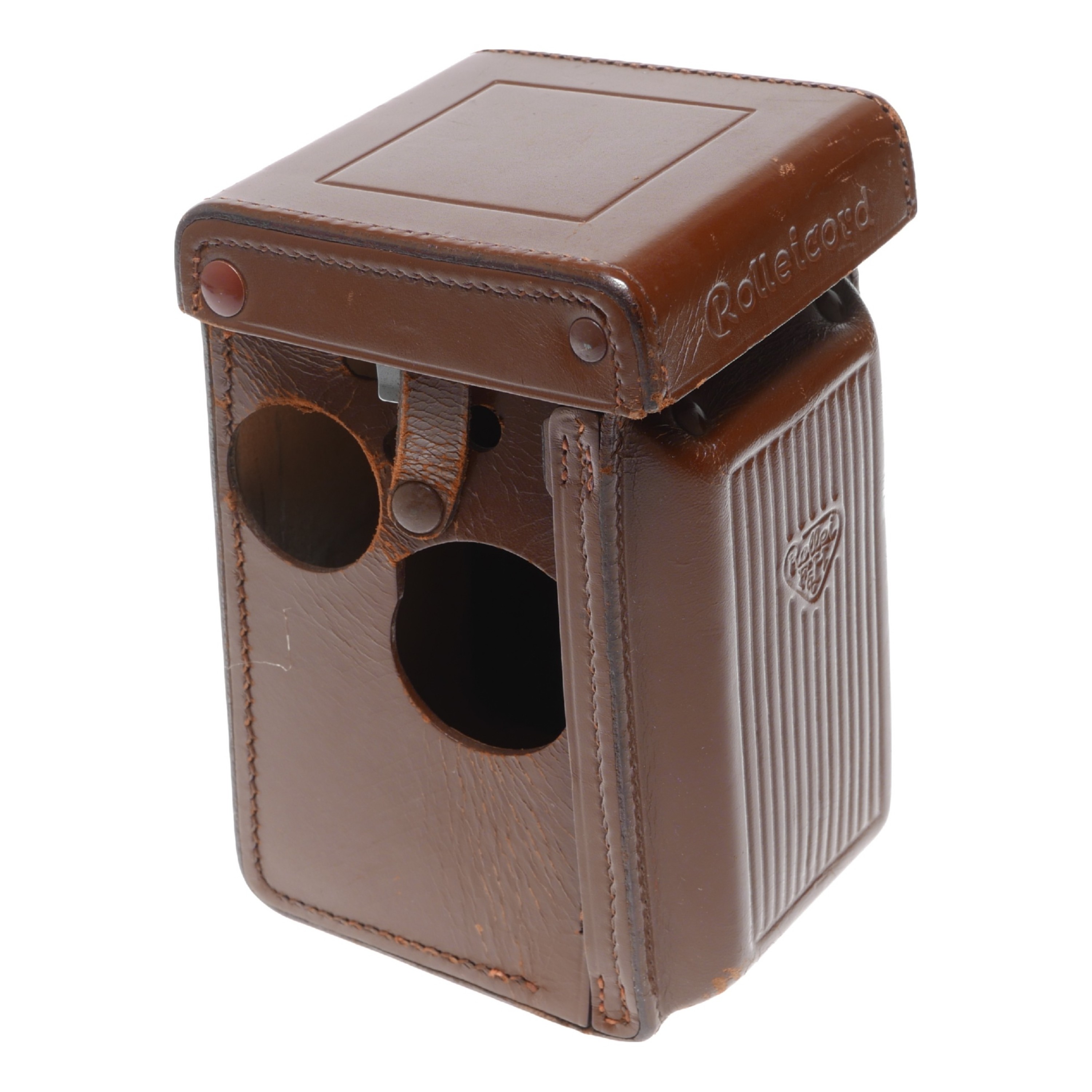 Rolleicord TLR vintage film camera antique ever ready leather case ...