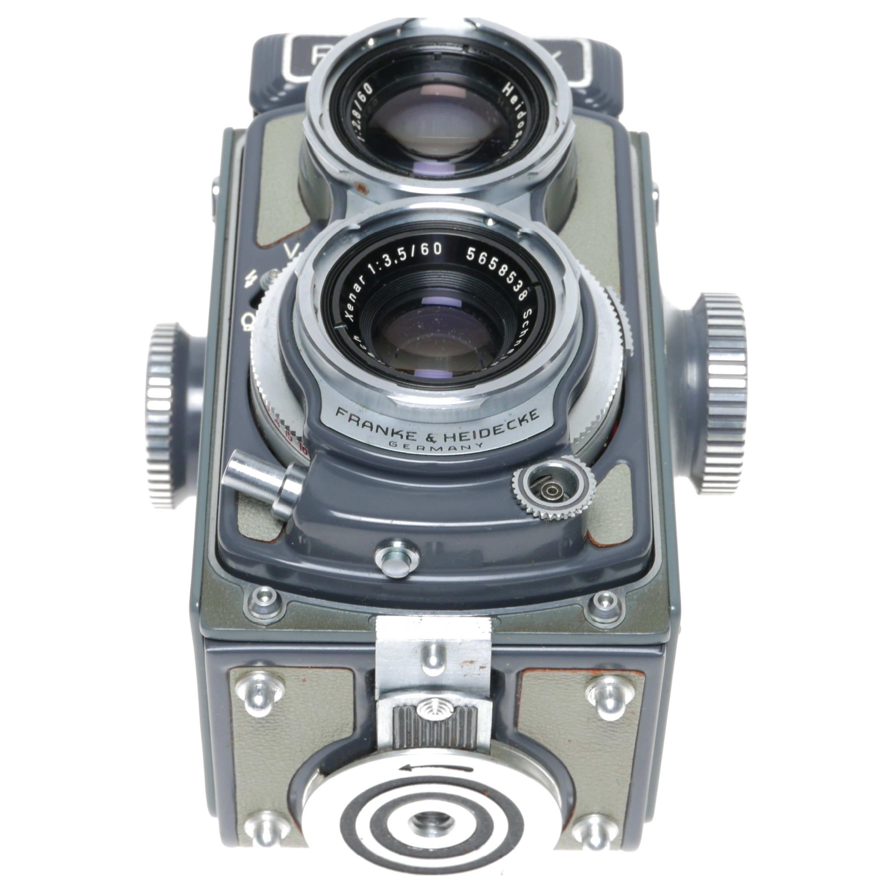 Rolleiflex 4x4 Gray Baby TLR Model K5 Film Camera