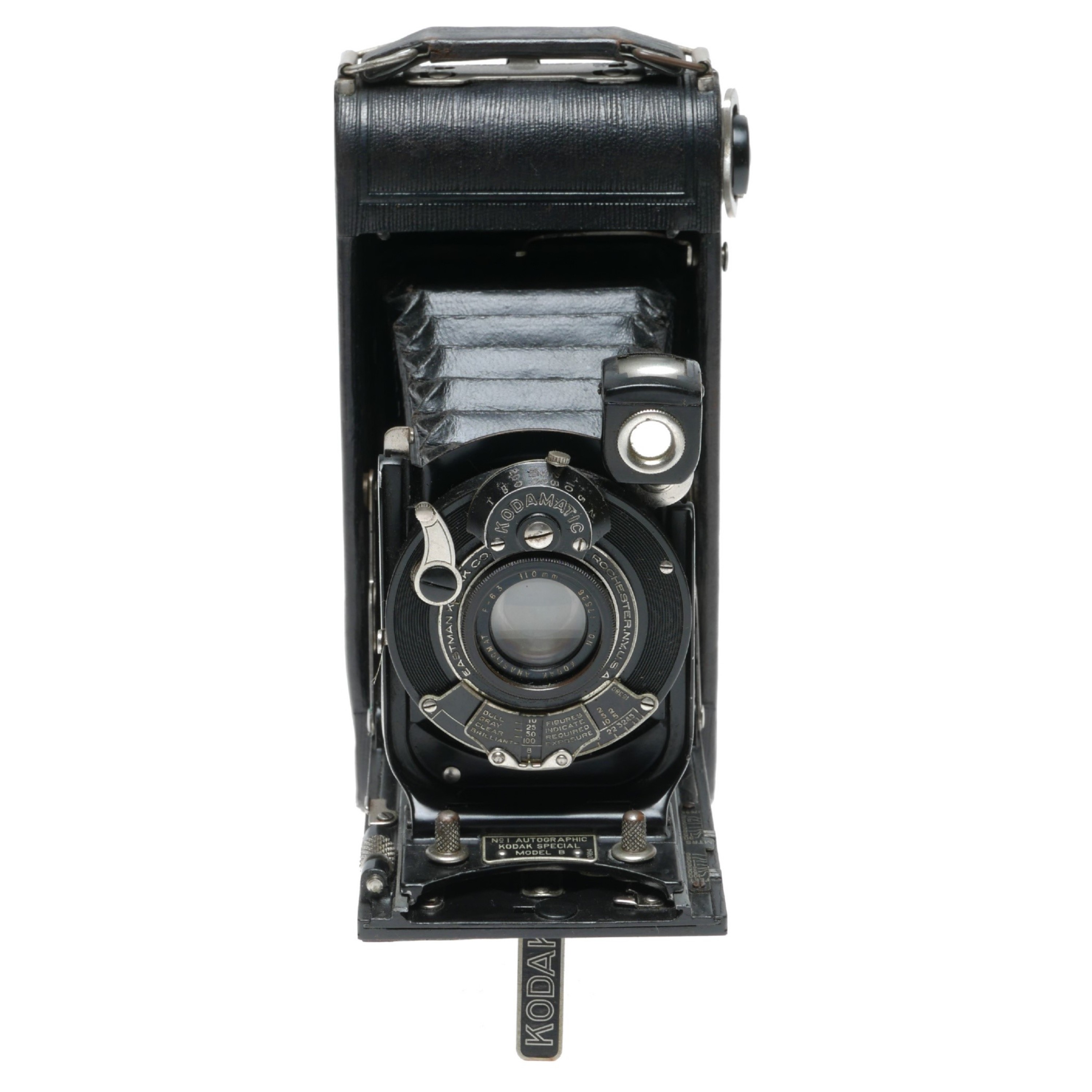 Kodak Special No.1 Autographic Model B Folding Camera F6.3 110mm ...