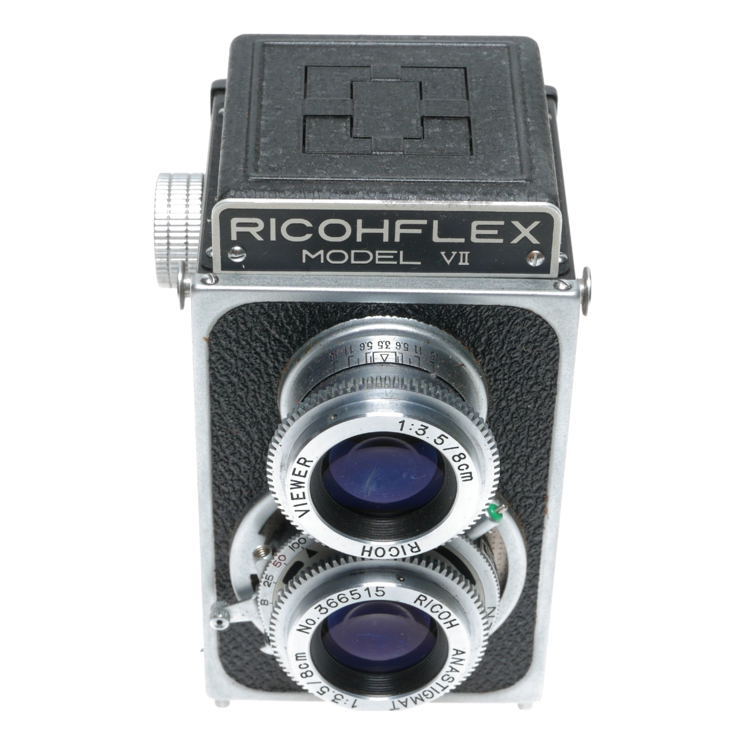 Ricohflex Model VII 6x6 TLR 120 Film Camera Riken Shutter - Vintage ...