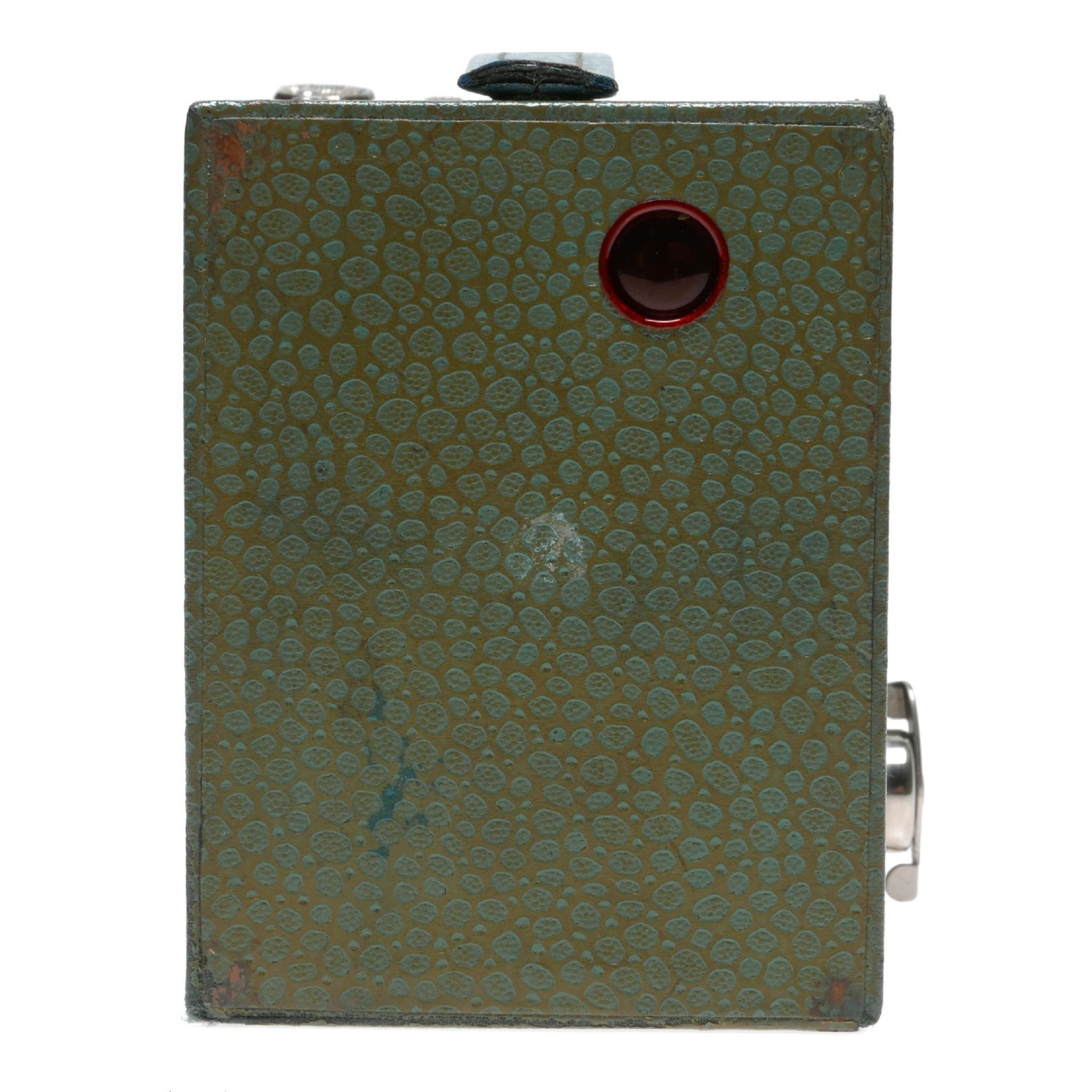 Kodak Beau Brownie 2 Blue Art Deco Box Camera Doublet Lens in Case ...