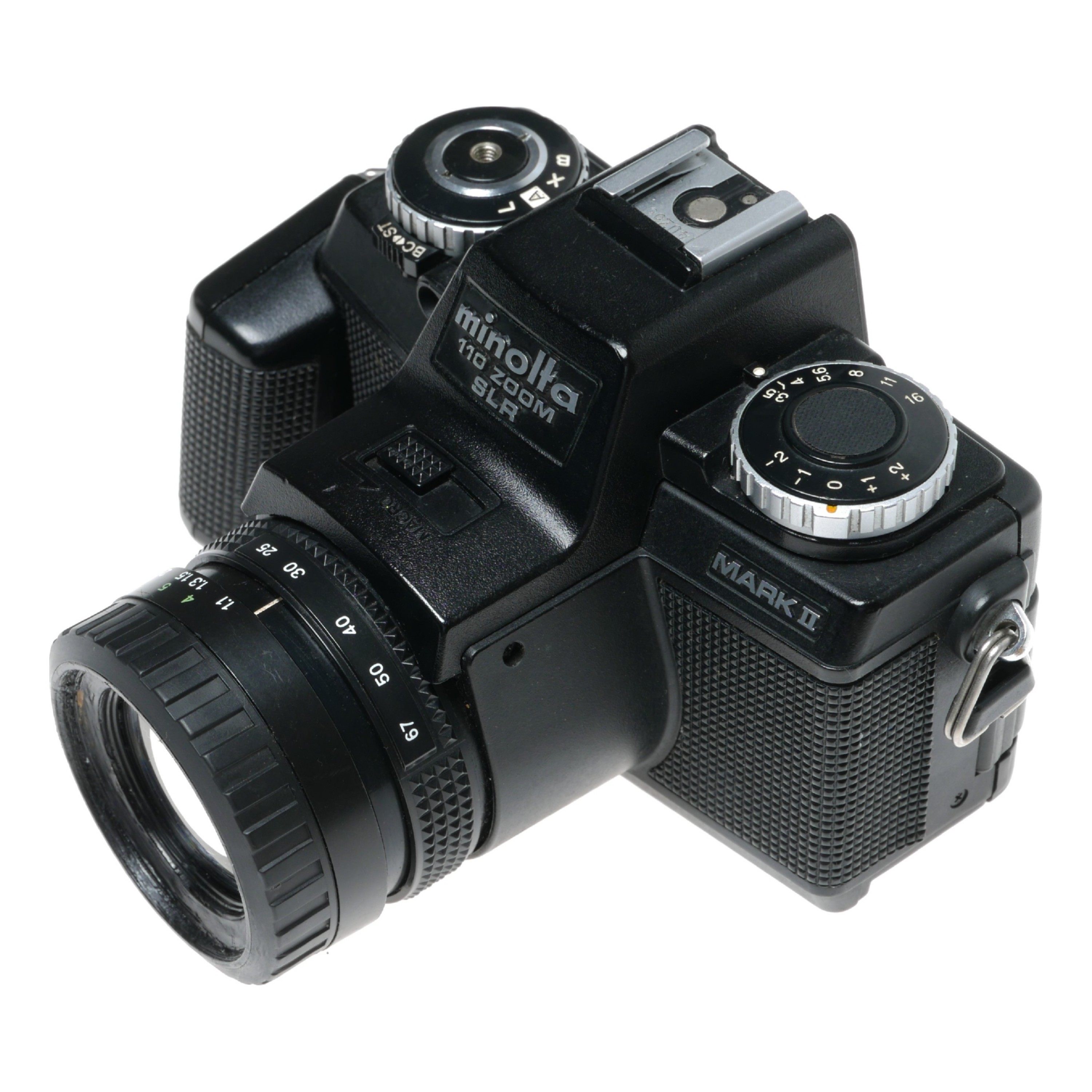 Minolta Mark II 110 Zoom Miniature SLR Film Camera