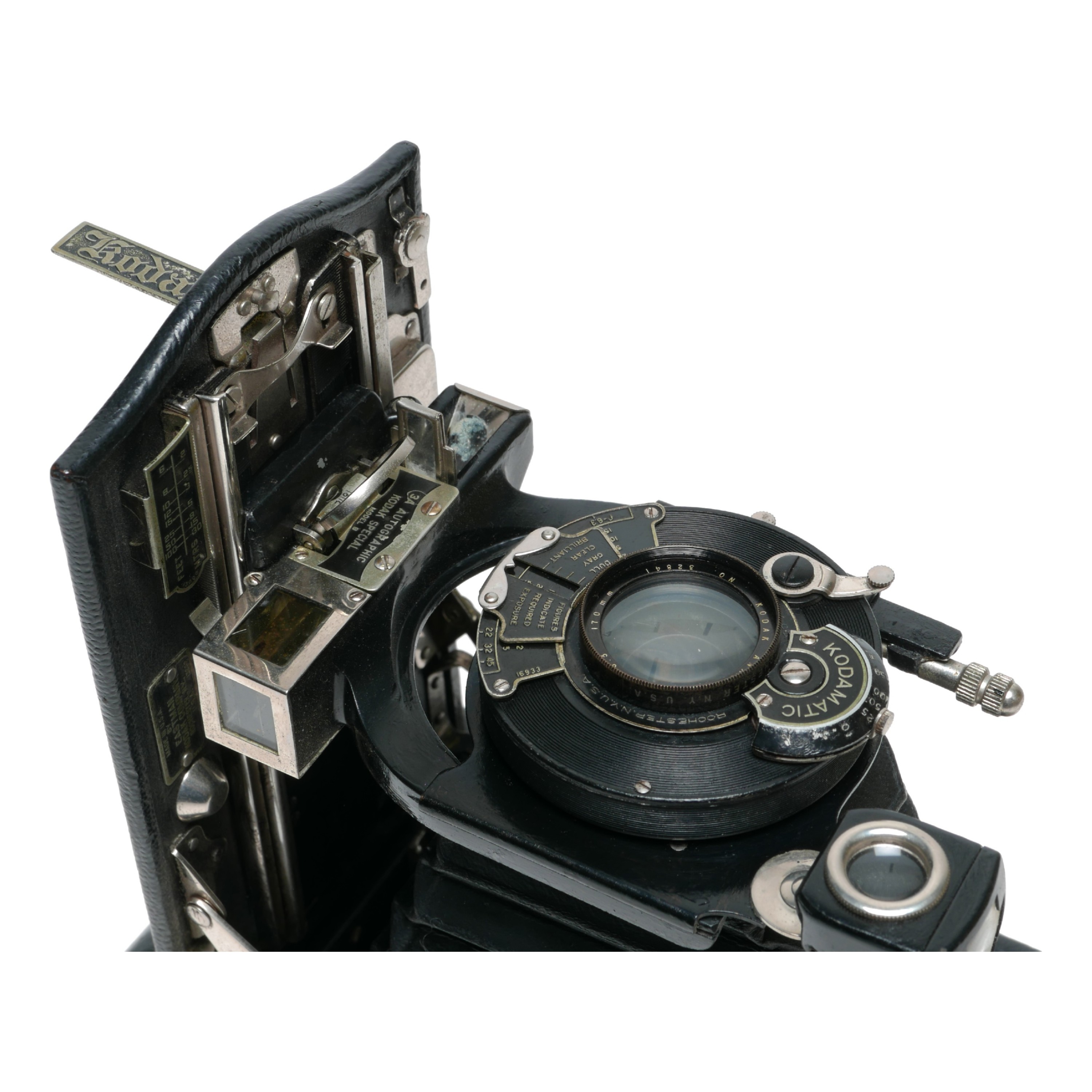 Kodak 3A Autographic Special Model B Rangefinder Camera F-6.3 170mm