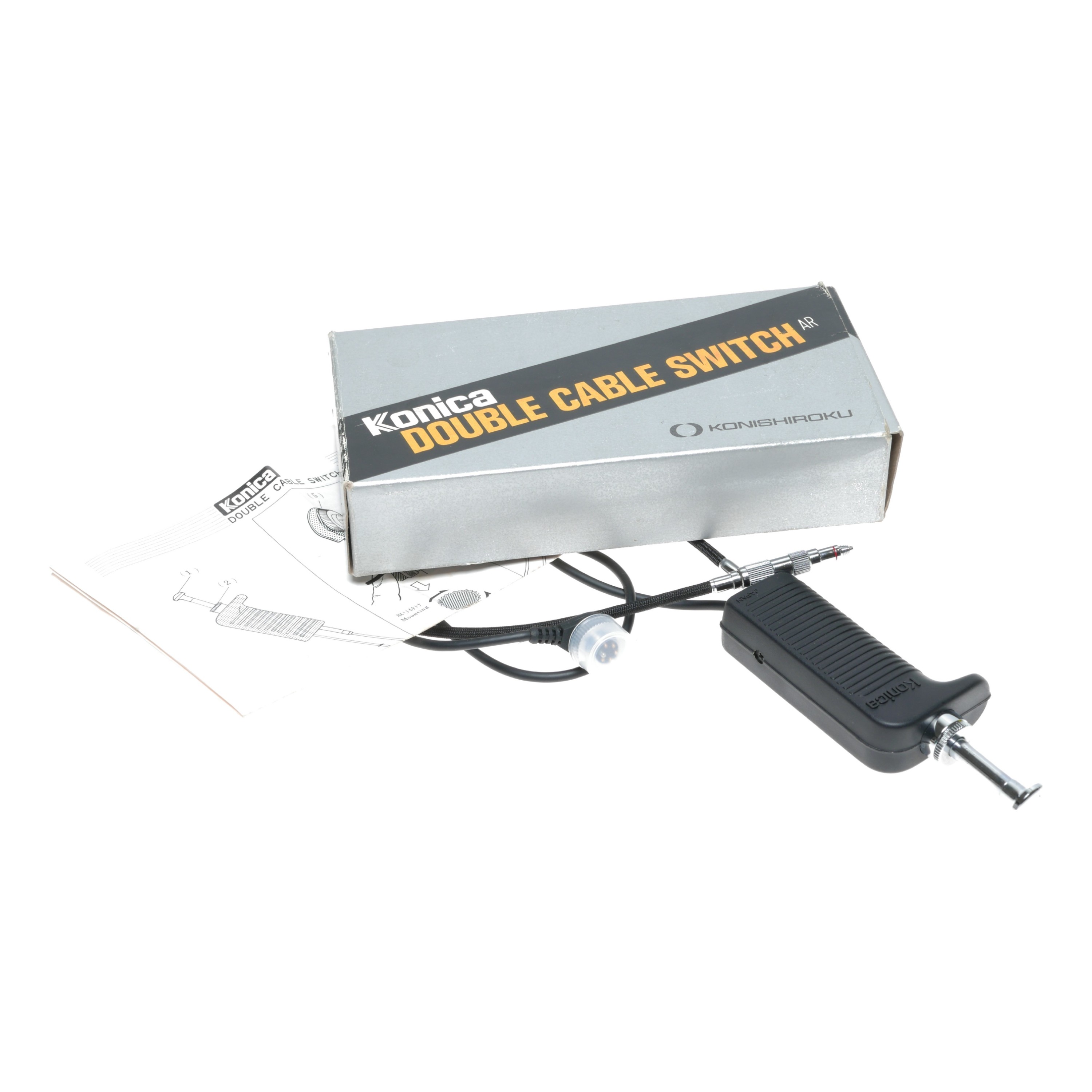 Konica AR Double Cable Switch Auto Reflex Camera Release LN