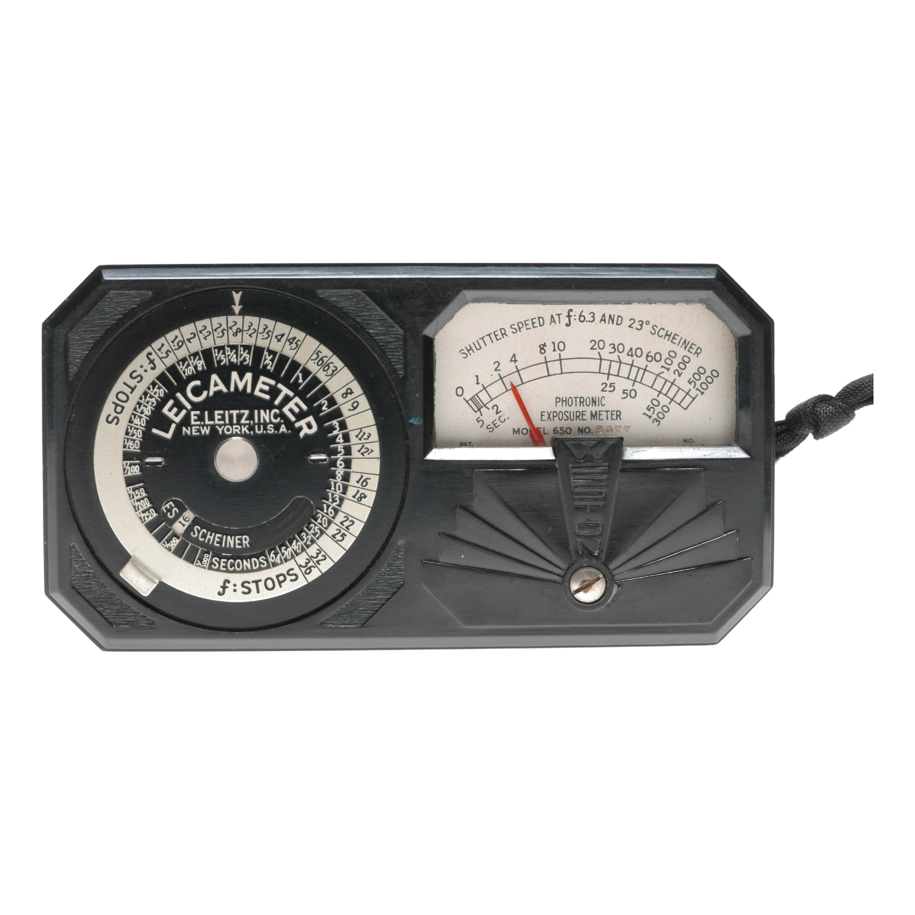 Leicameter photronic exposure meter Weston model 650 Leitz N.Y ...