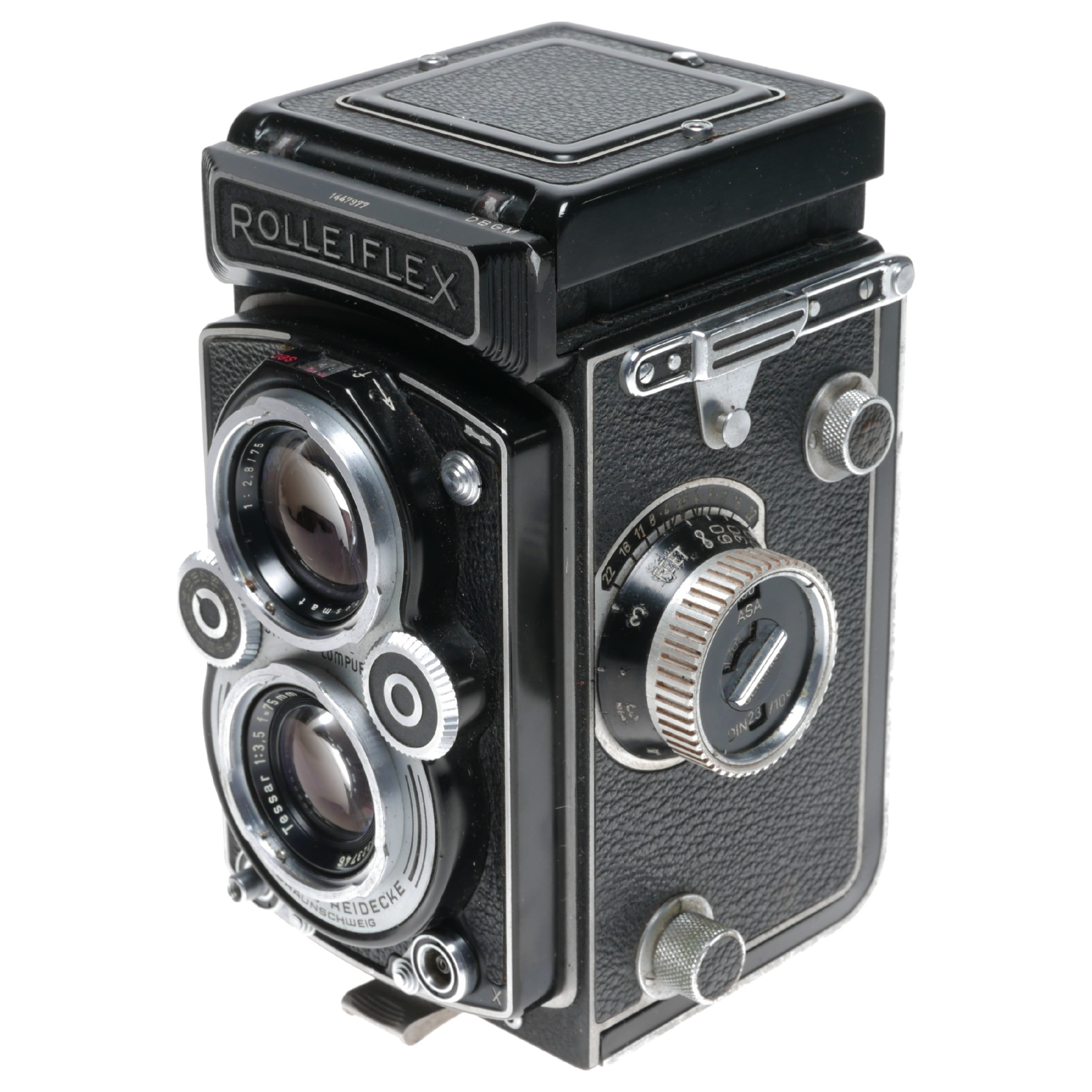 Rolleiflex Automat MX-EVS Type 5 Tessar 1:3.5/75mm - Vintage 1:3.5/75mm ...