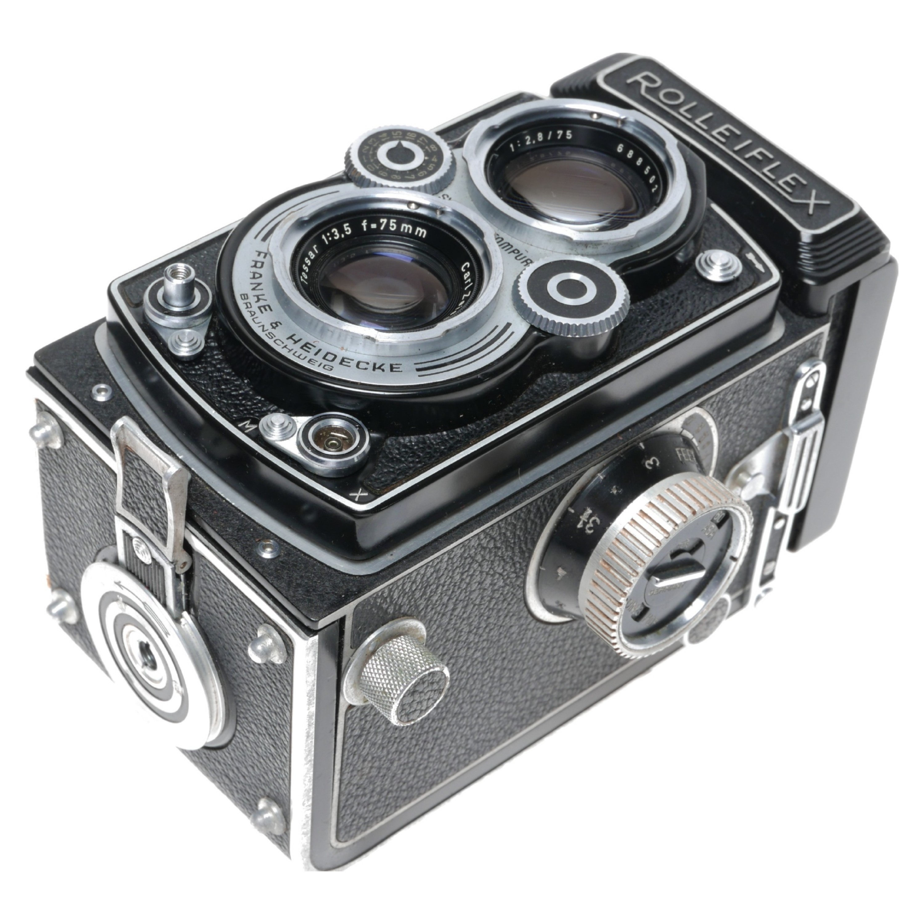 Rolleiflex Automat MX-EVS Type 5 Tessar 1:3.5/75mm - Vintage 1:3.5/75mm ...