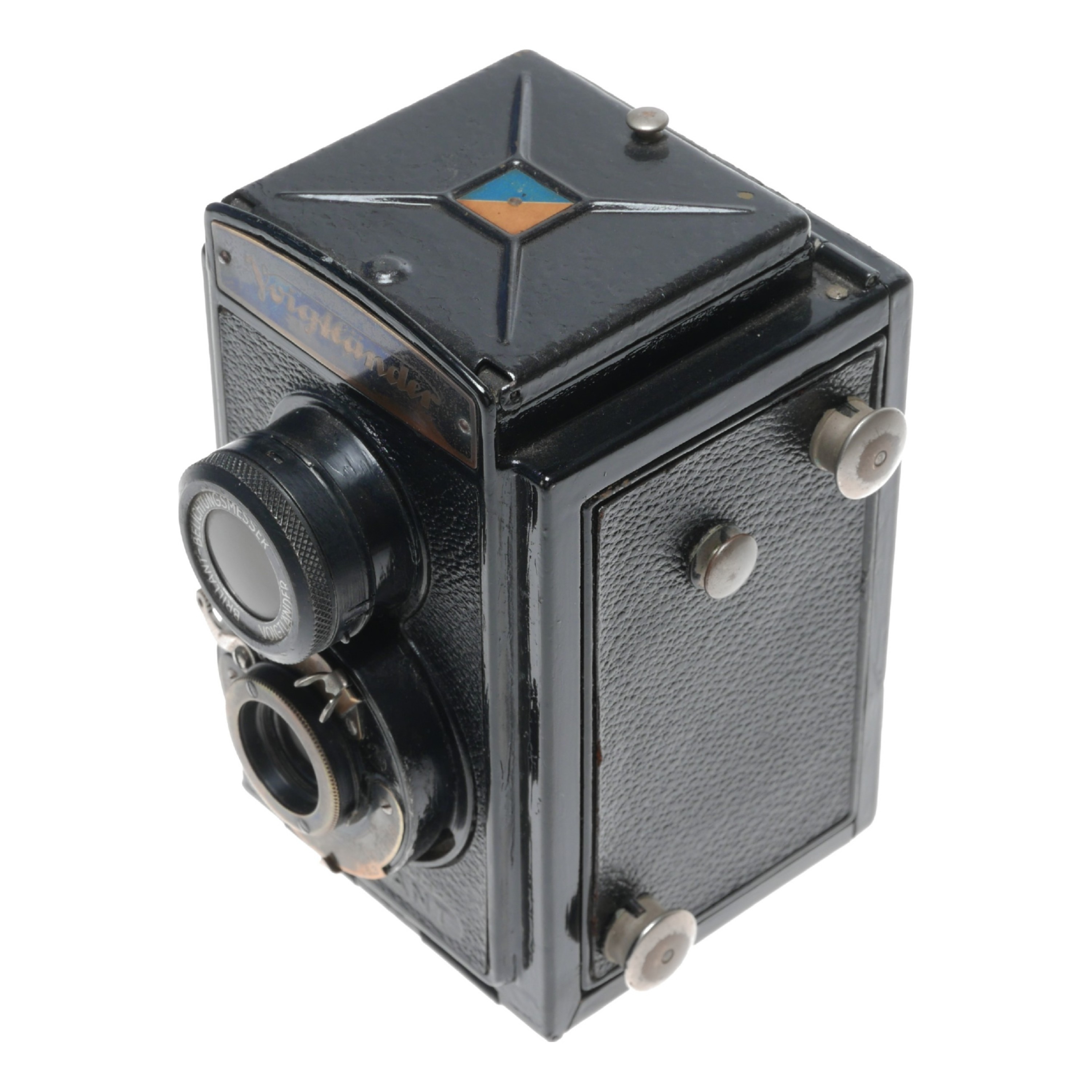 Voigtlander Brillant Metal Body TLR 120 Film Camera Skopar Early Model ...