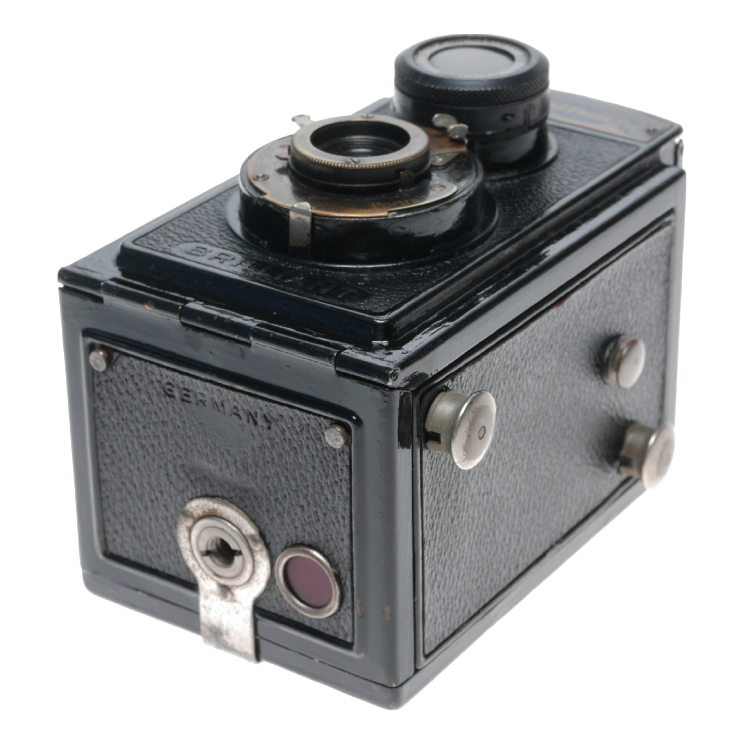 Voigtlander Brillant Metal Body TLR 120 Film Camera Skopar Early Model ...