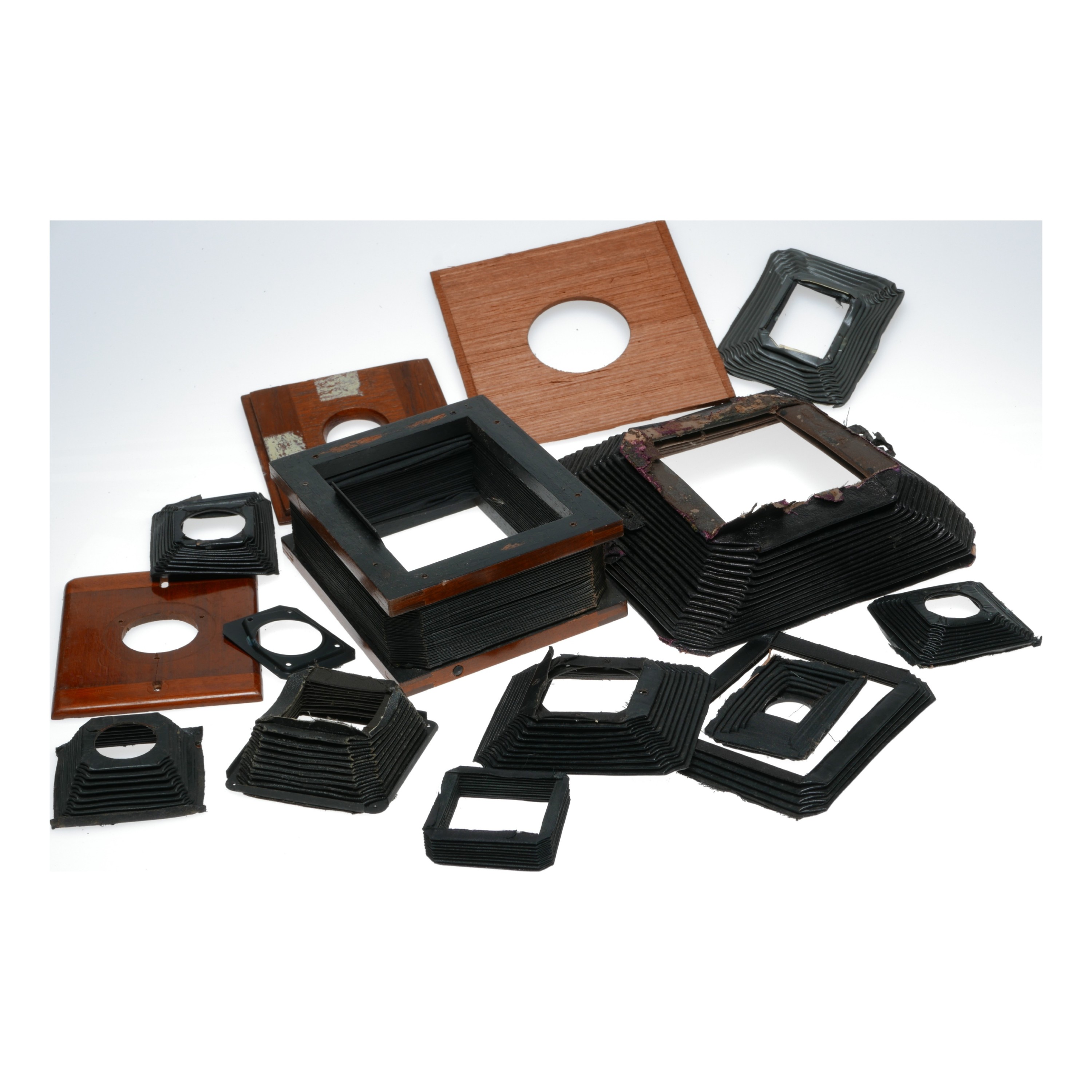 Wood Box Plate Camera Various Format Bellows Lens Boards - Vintage ...