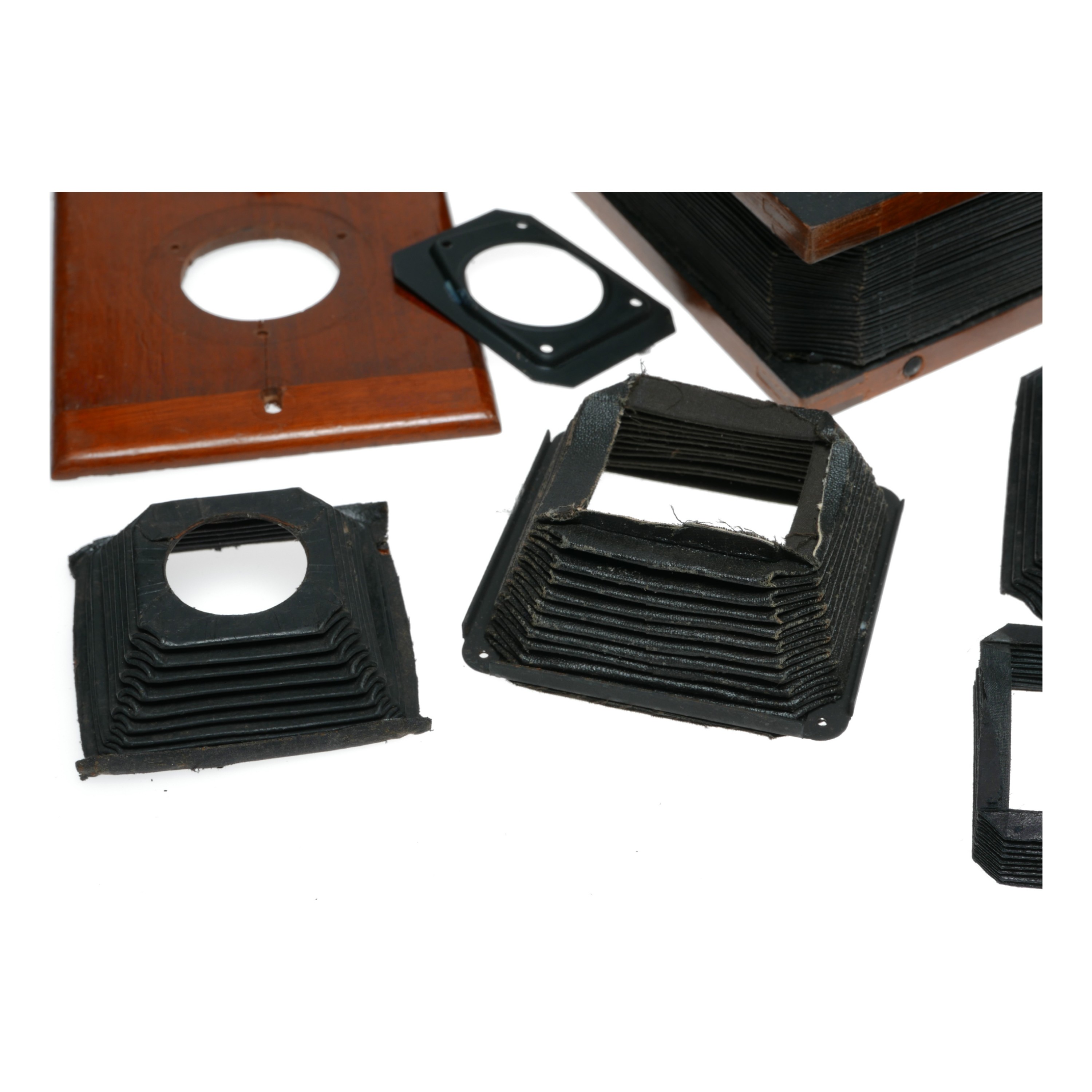 Wood Box Plate Camera Various Format Bellows Lens Boards - Vintage ...