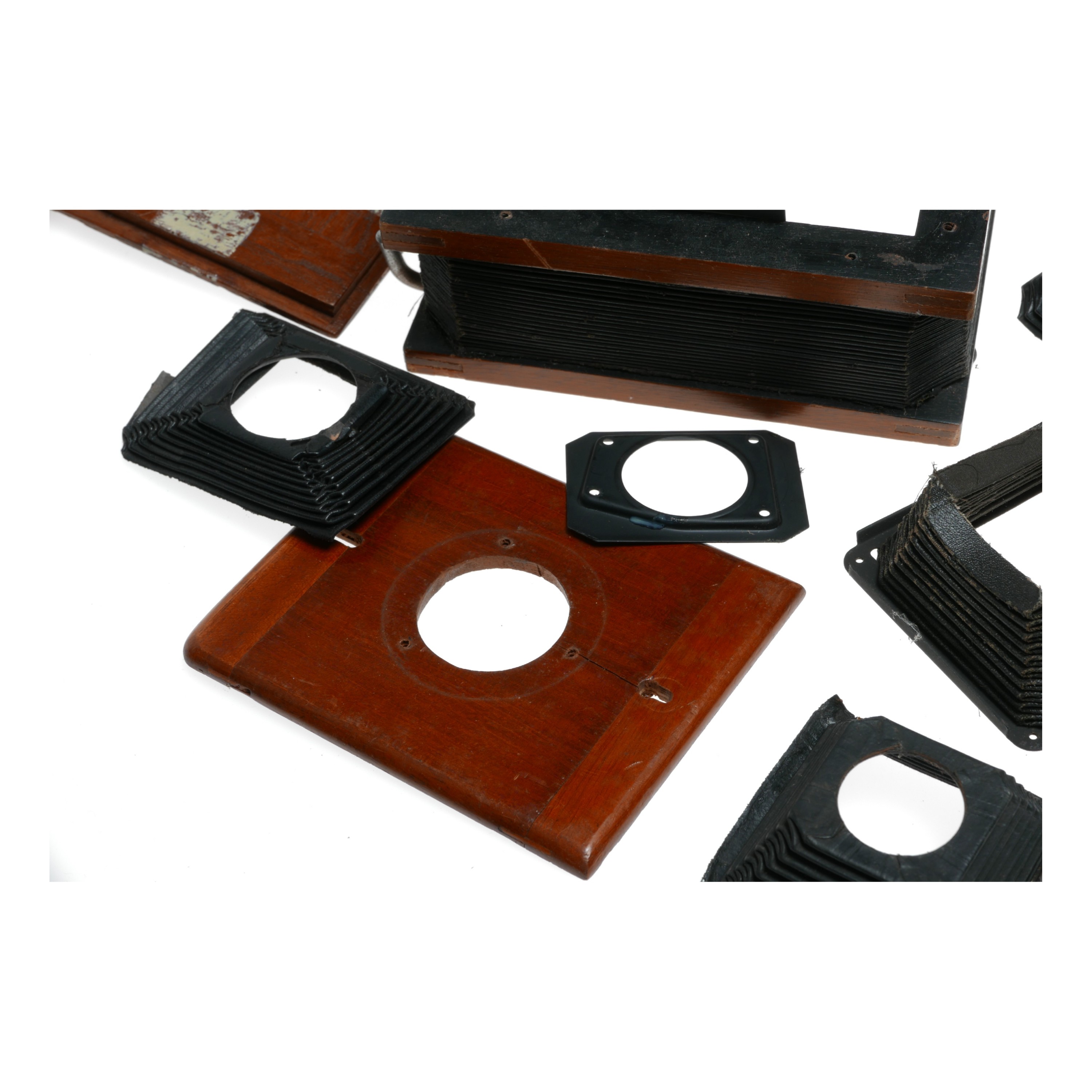 Wood Box Plate Camera Various Format Bellows Lens Boards - Vintage ...