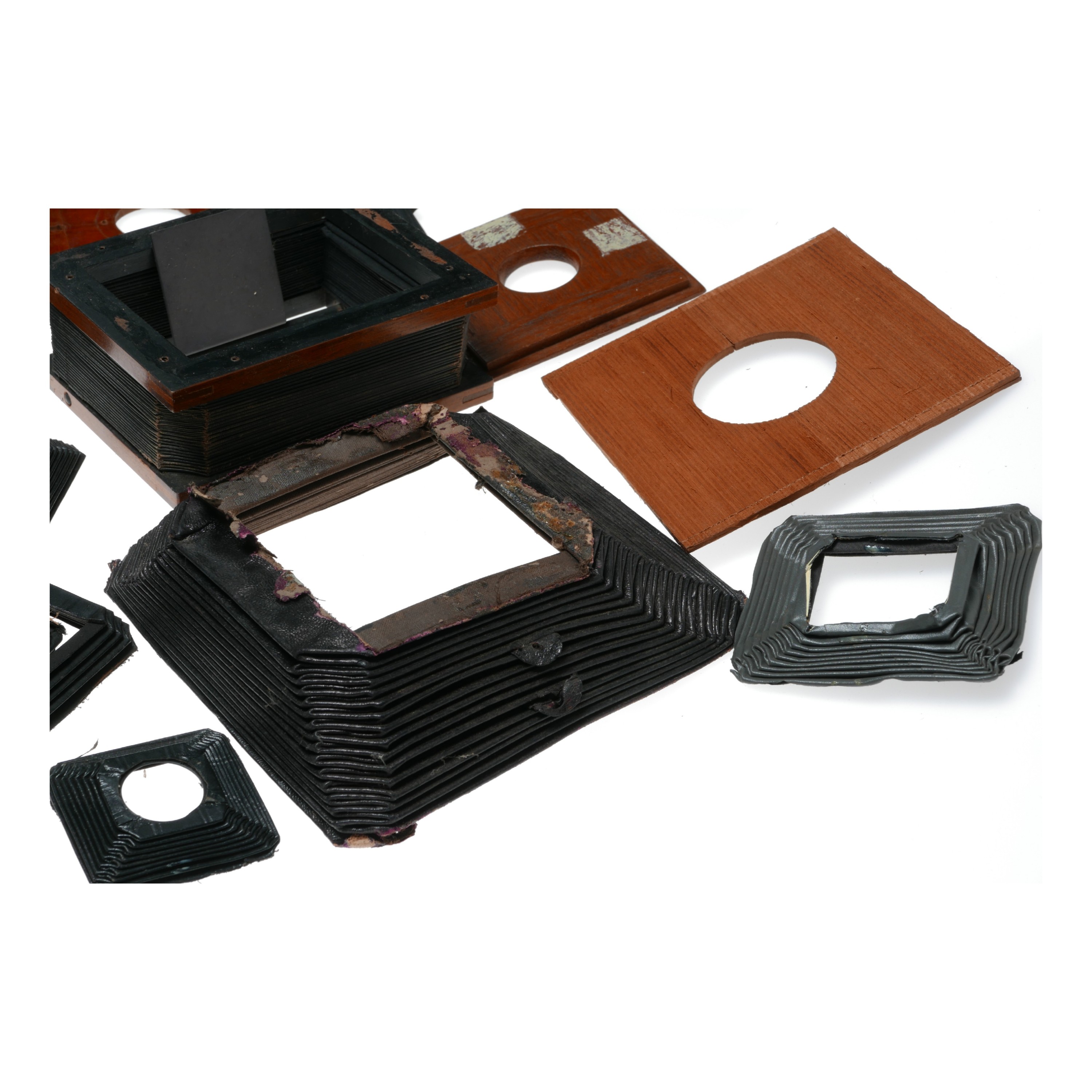 Wood Box Plate Camera Various Format Bellows Lens Boards - Vintage ...