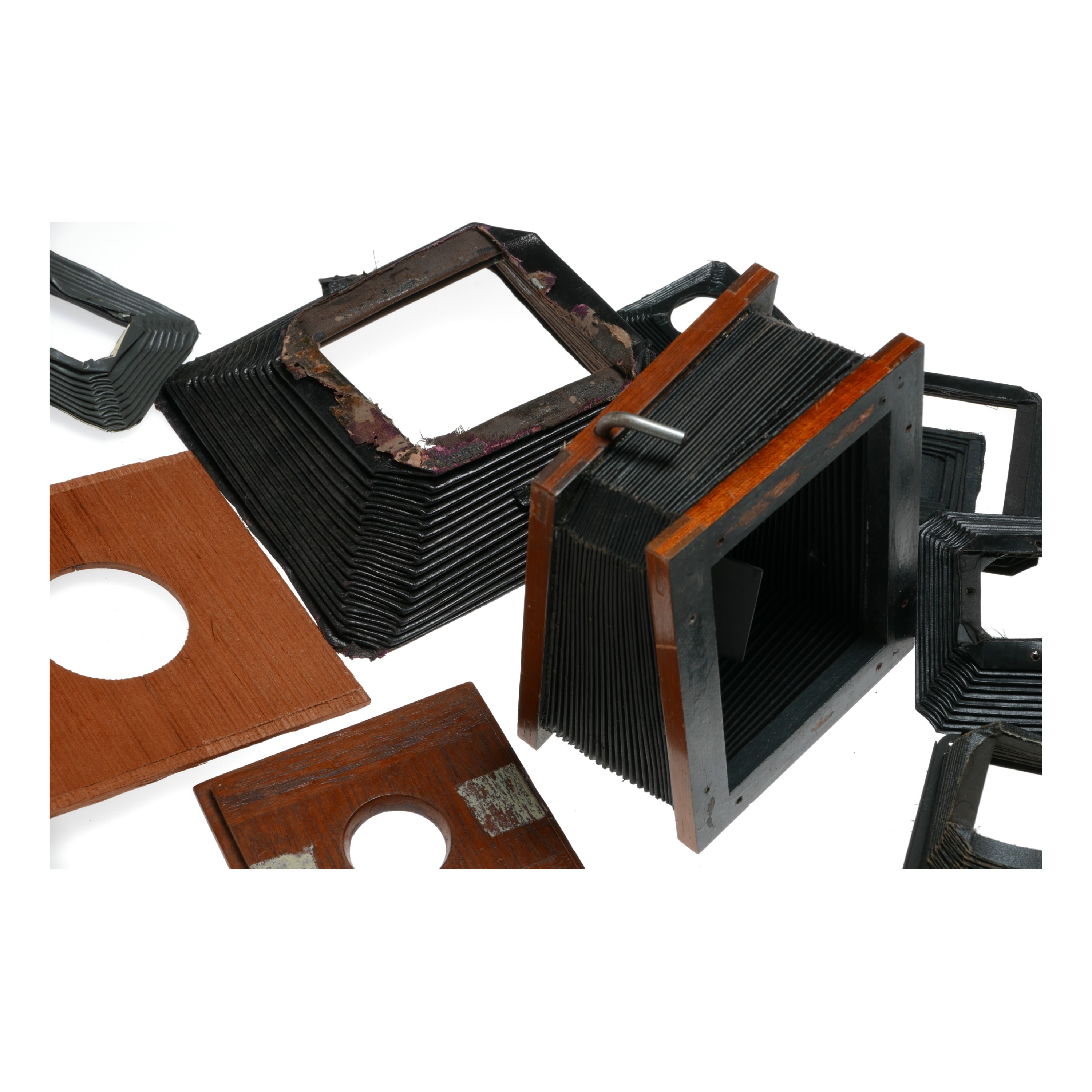 Wood Box Plate Camera Various Format Bellows Lens Boards - Vintage ...