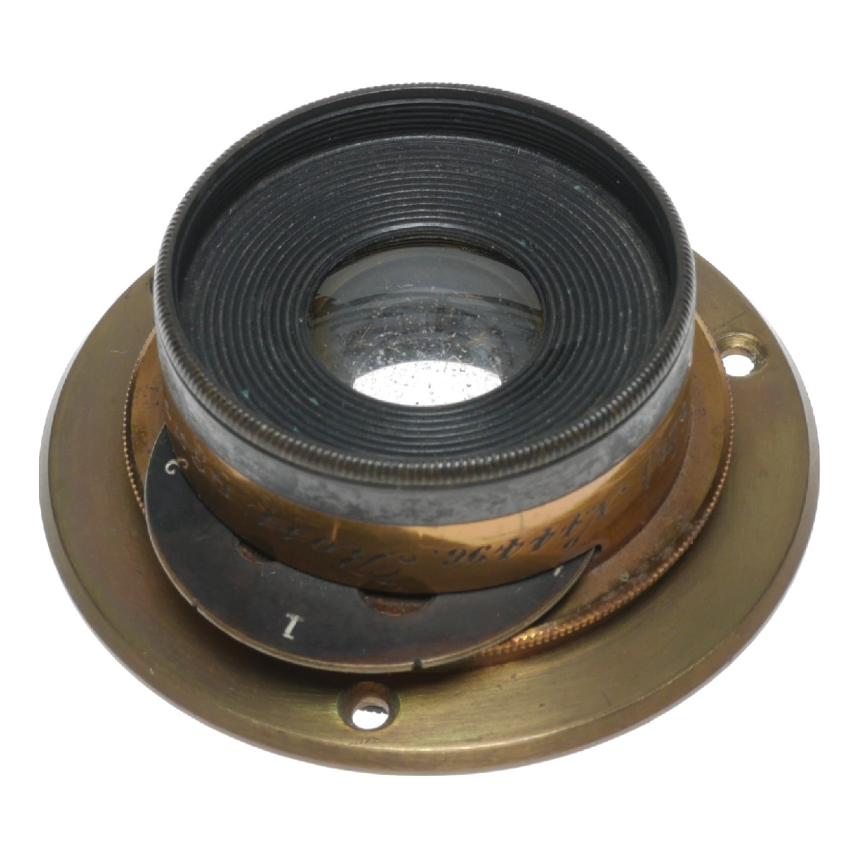 Ross London No.4 Symmetrical 6 In. Wide Angle Brass Camera Lens ...