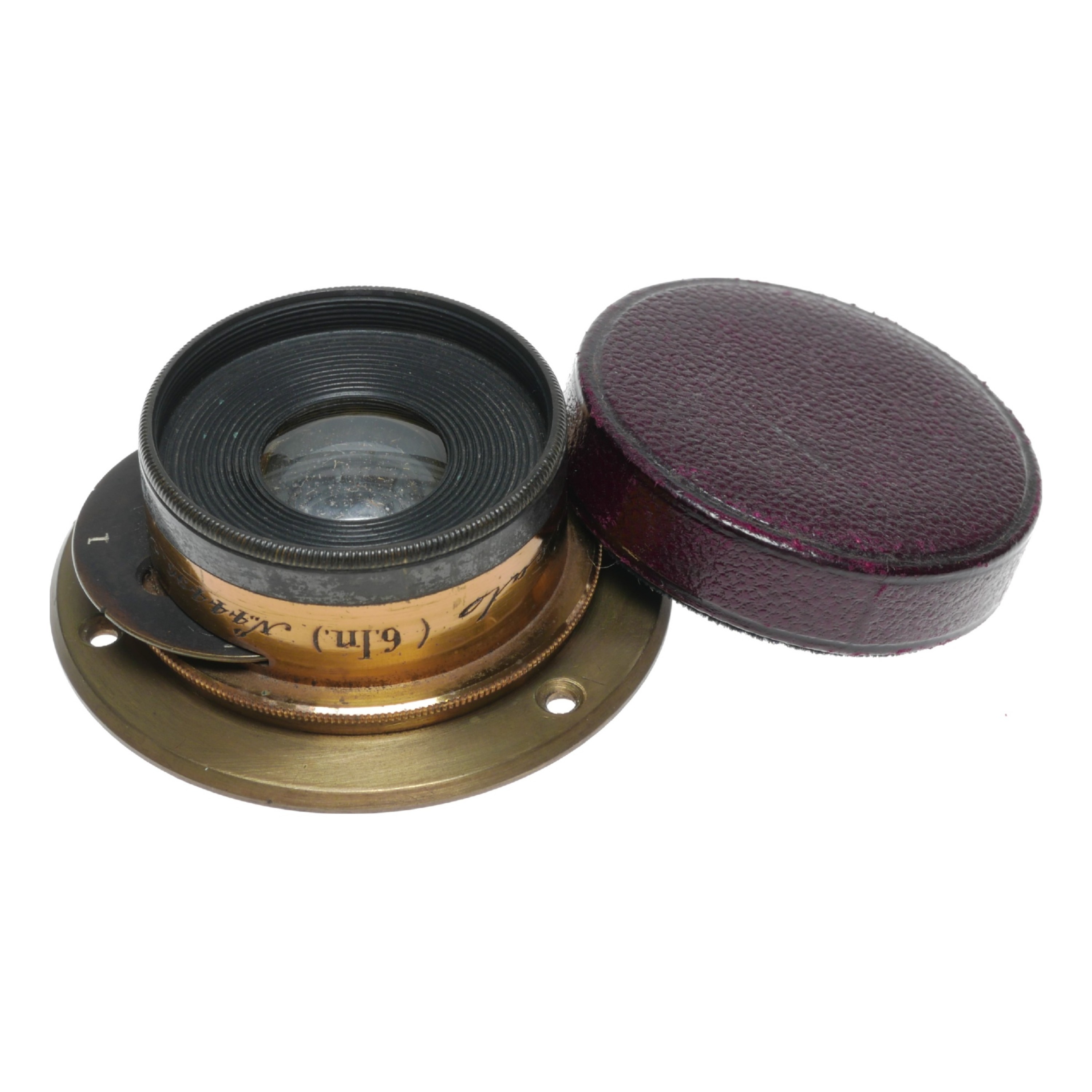 Ross London No.4 Symmetrical 6 In. Wide Angle Brass Camera Lens ...