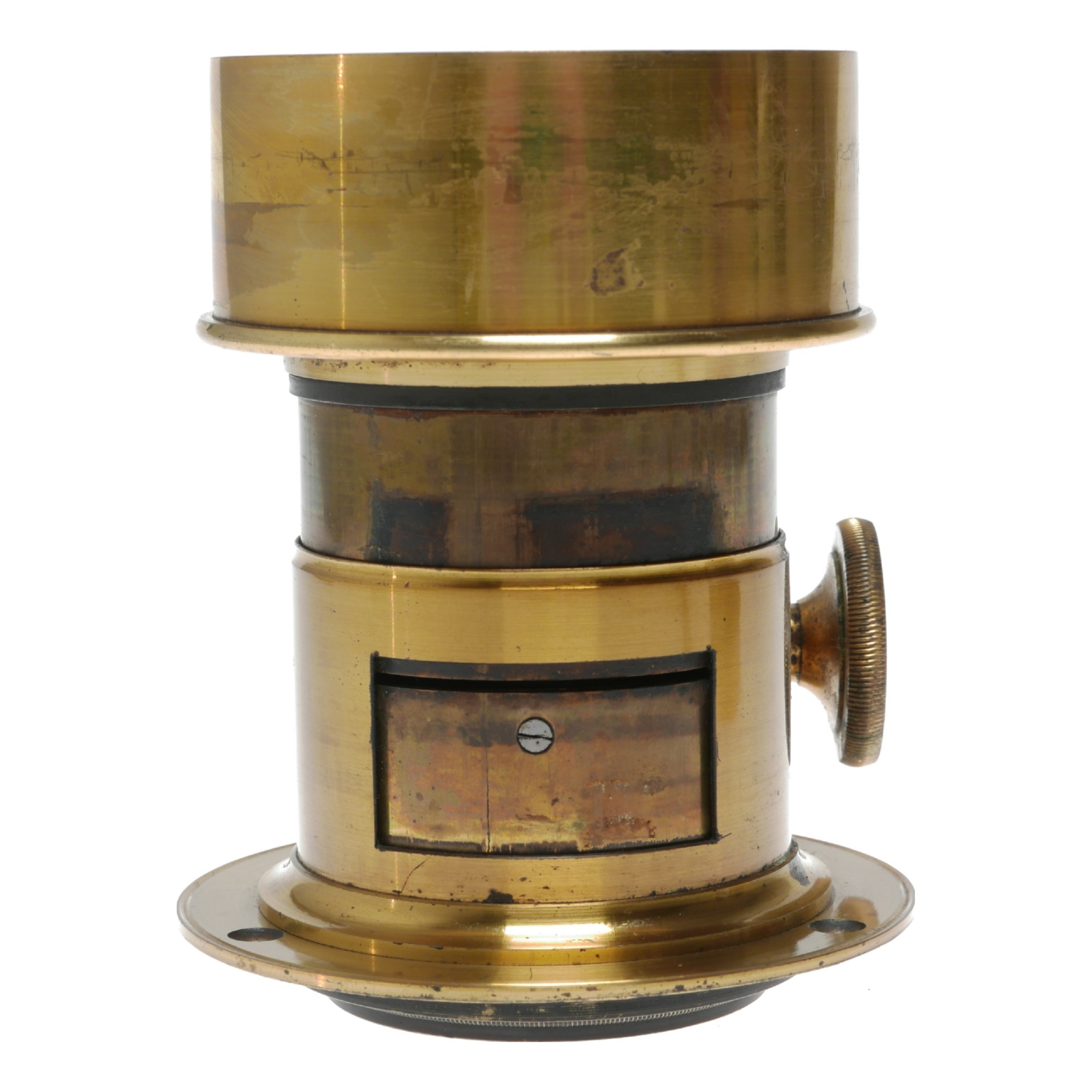 Vintage Brass Lens Film Plate Box Bellows Camera Photography - Vintage ...