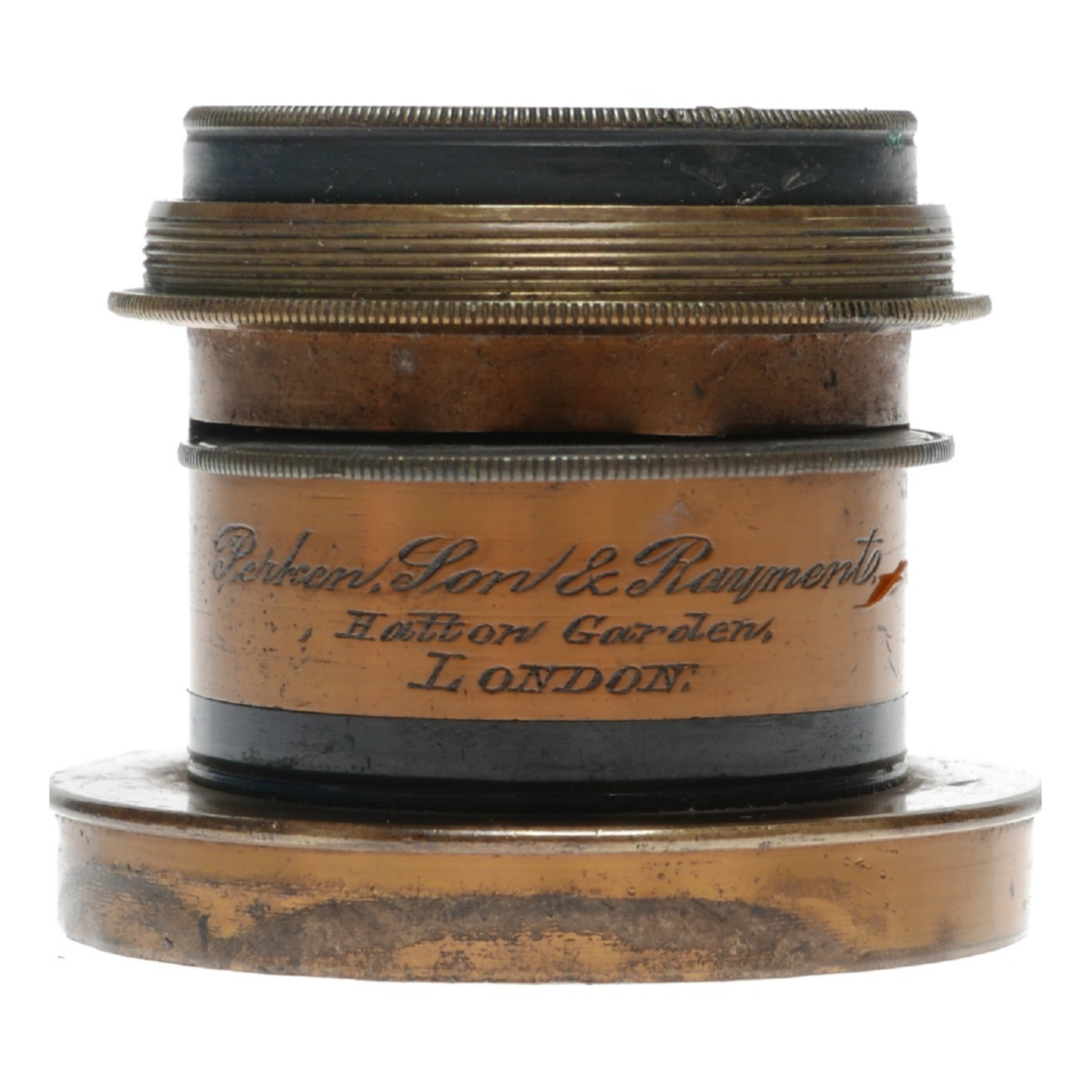 Perken Son Rayment Portable Symmetrical 7x5 Optimus Brass Lens ...