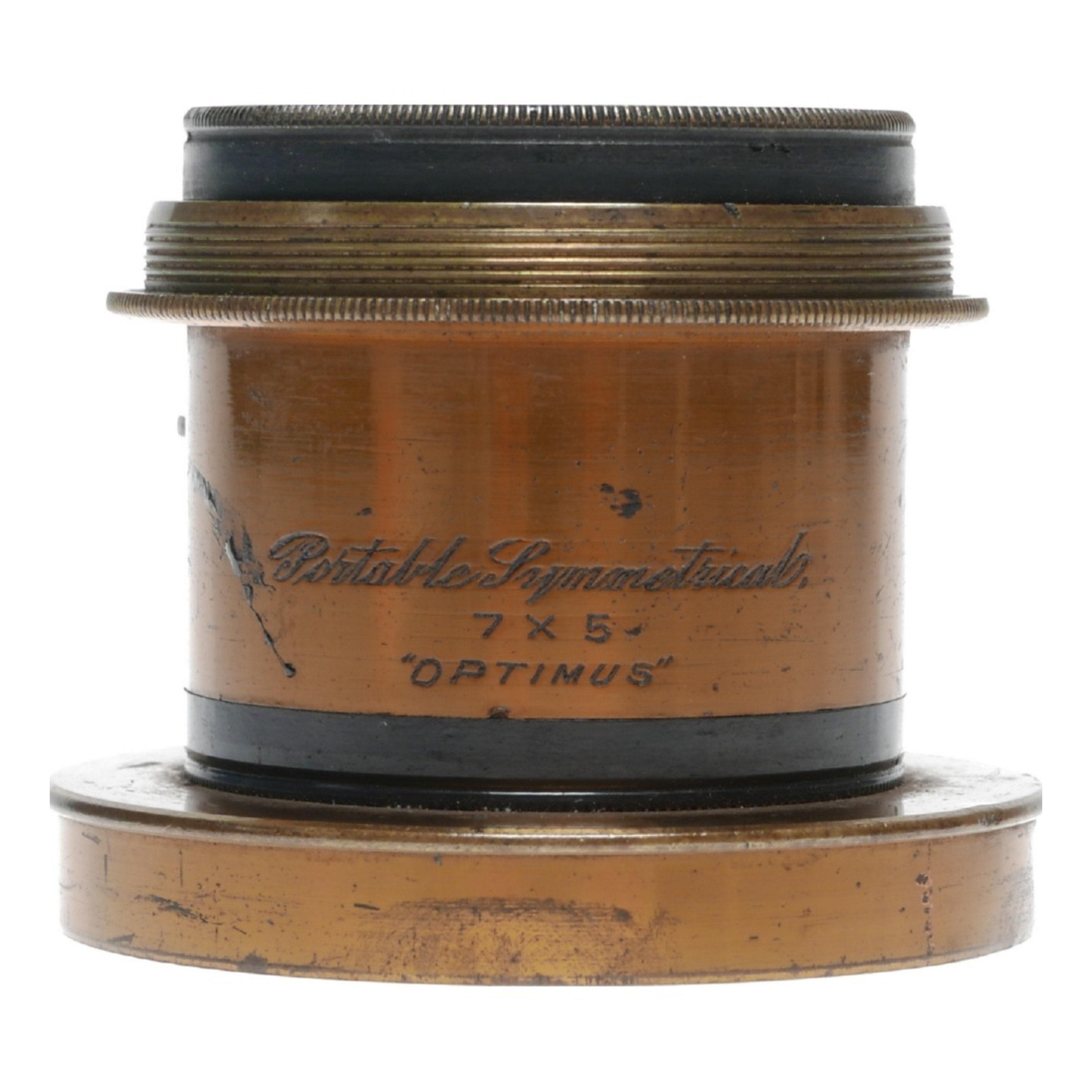 Perken Son Rayment Portable Symmetrical 7x5 Optimus Brass Lens ...