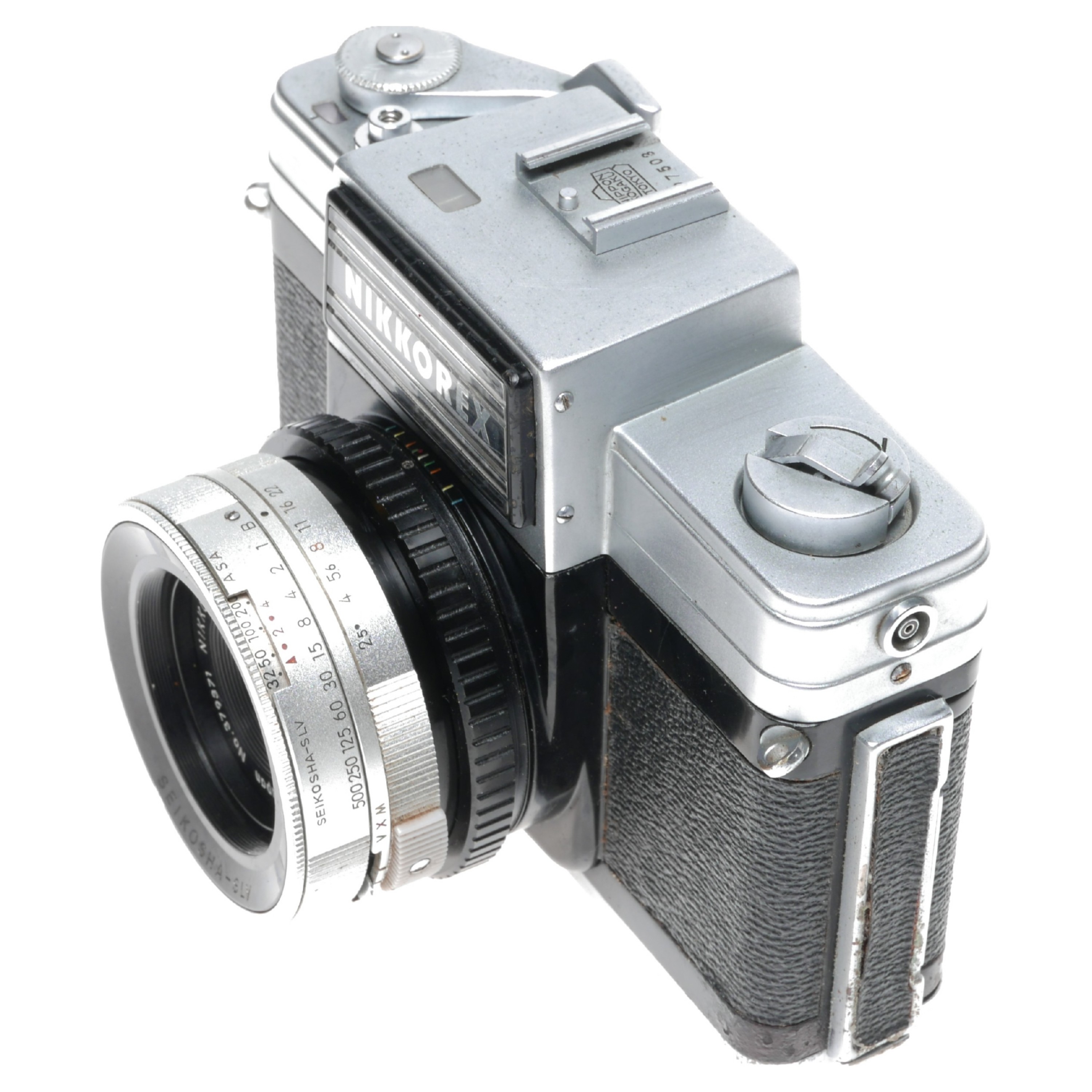 Nikkorex 35-2 35mm Leaf shutter SLR Camera Nikkor-Q 2.5/5cm Sold as is ...