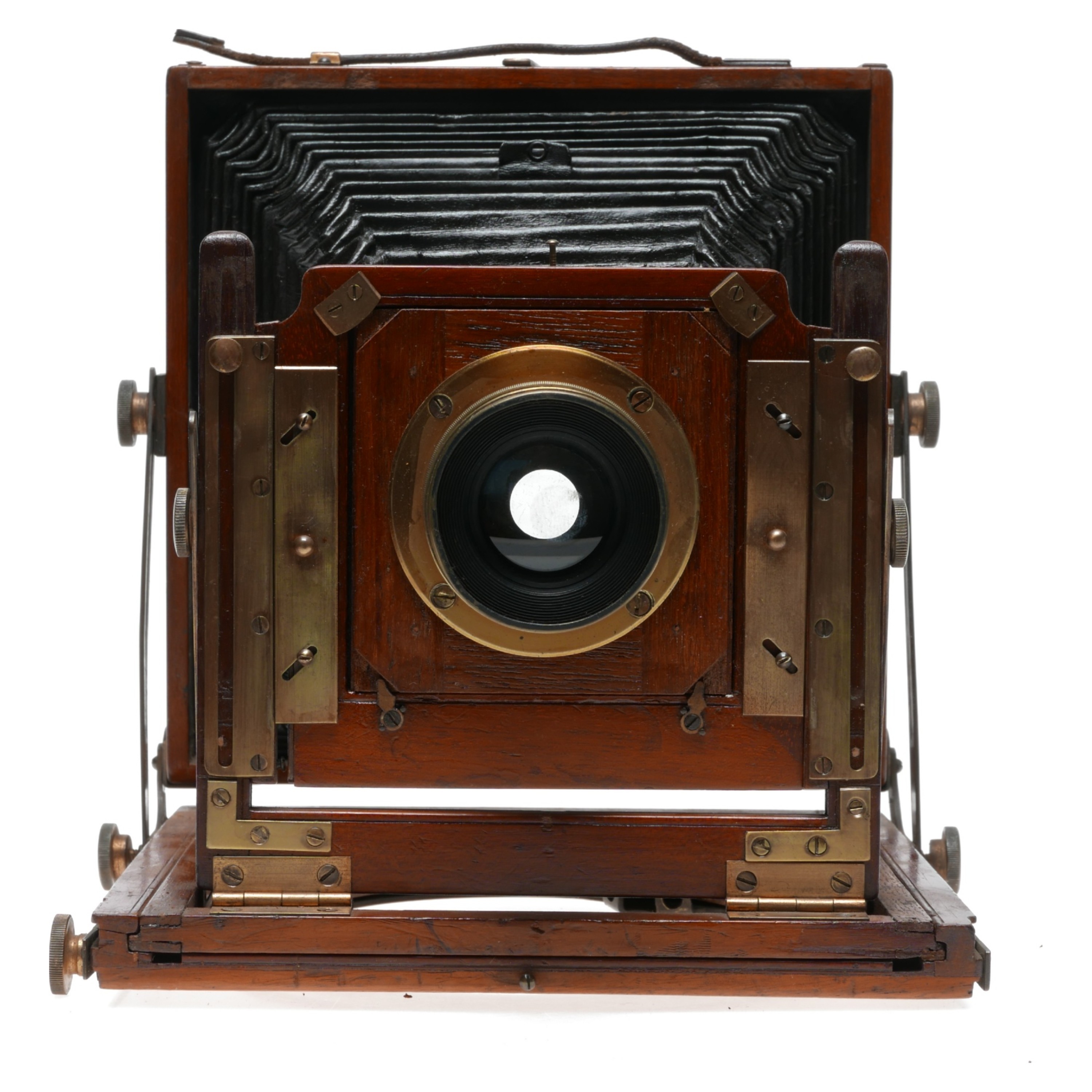 Wood Antique Field Camera Brass Lens Cut Sheet Film Backs - Vintage ...