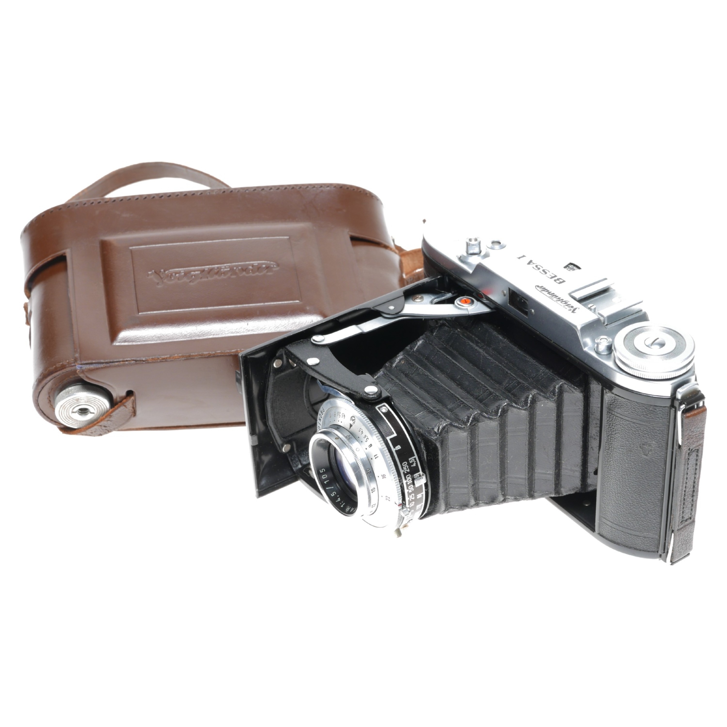 Voigtlander Bessa I Folding Camera Vaskar 1:4.5/105 - Vintage 1:4.5/105 ...