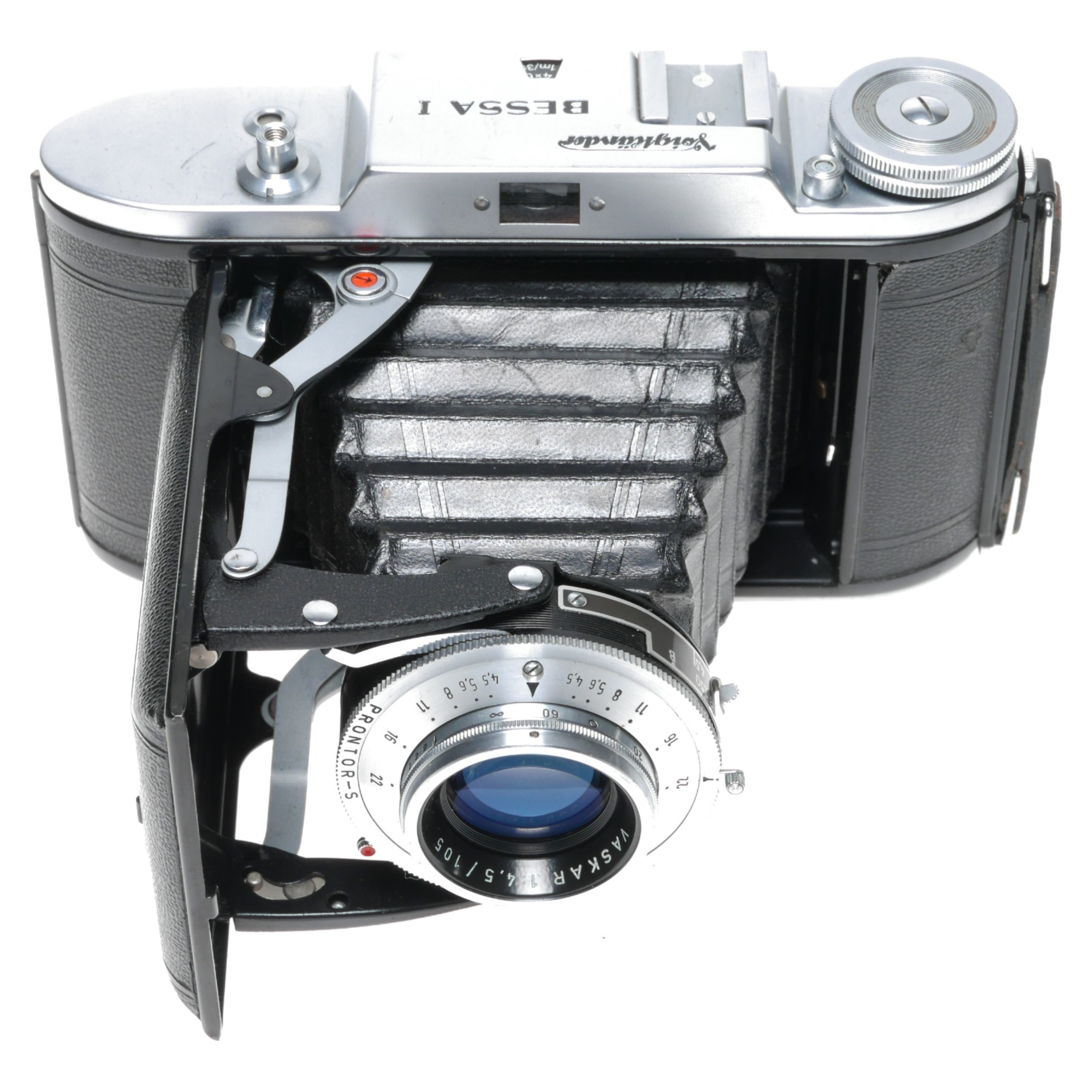 Voigtlander Bessa I Folding Camera Vaskar 1:4.5/105 - Vintage 1:4.5/105 ...