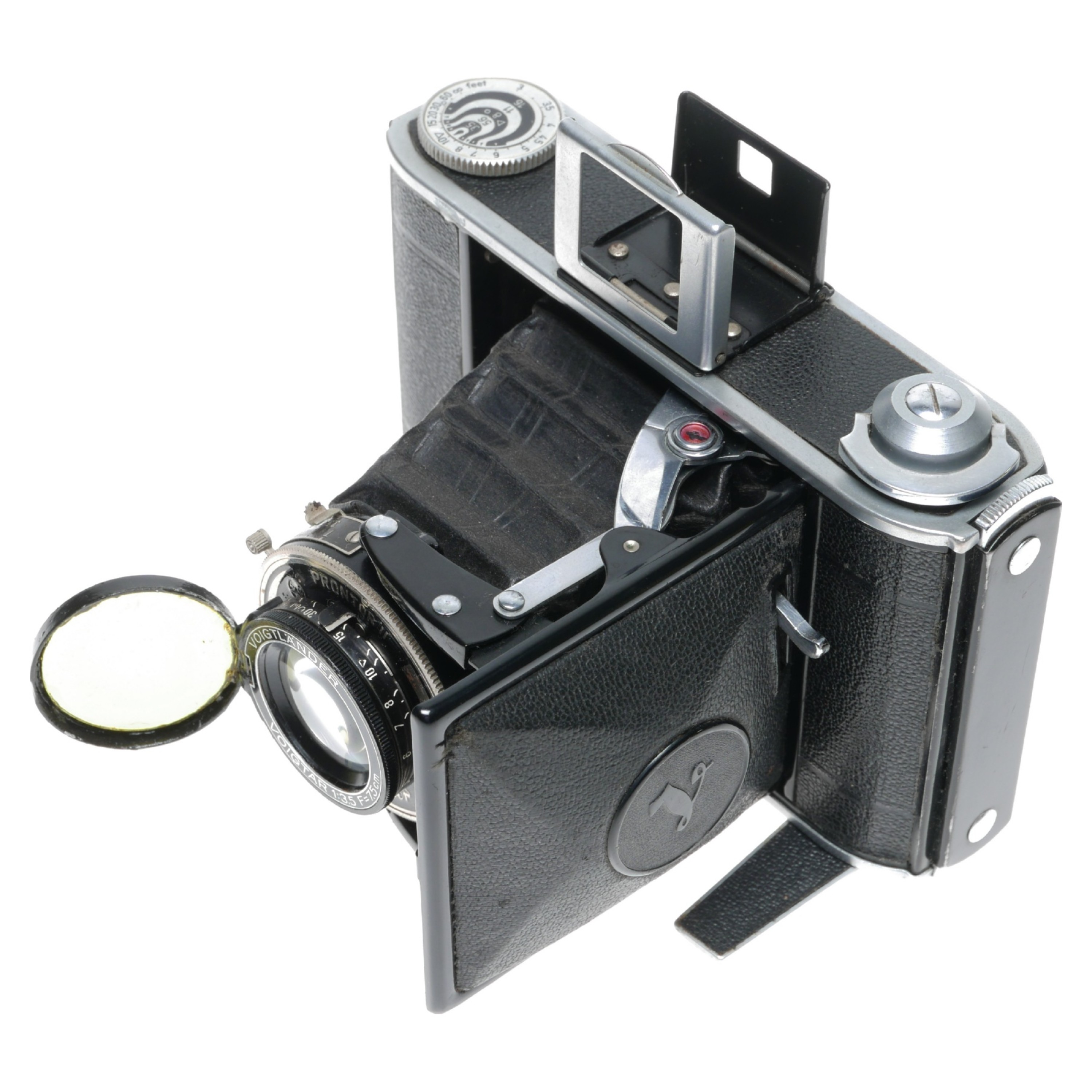 Voigtlander Baby Bessa 66 Folding Camera Voigtar 3.5/75mm Prontor II ...