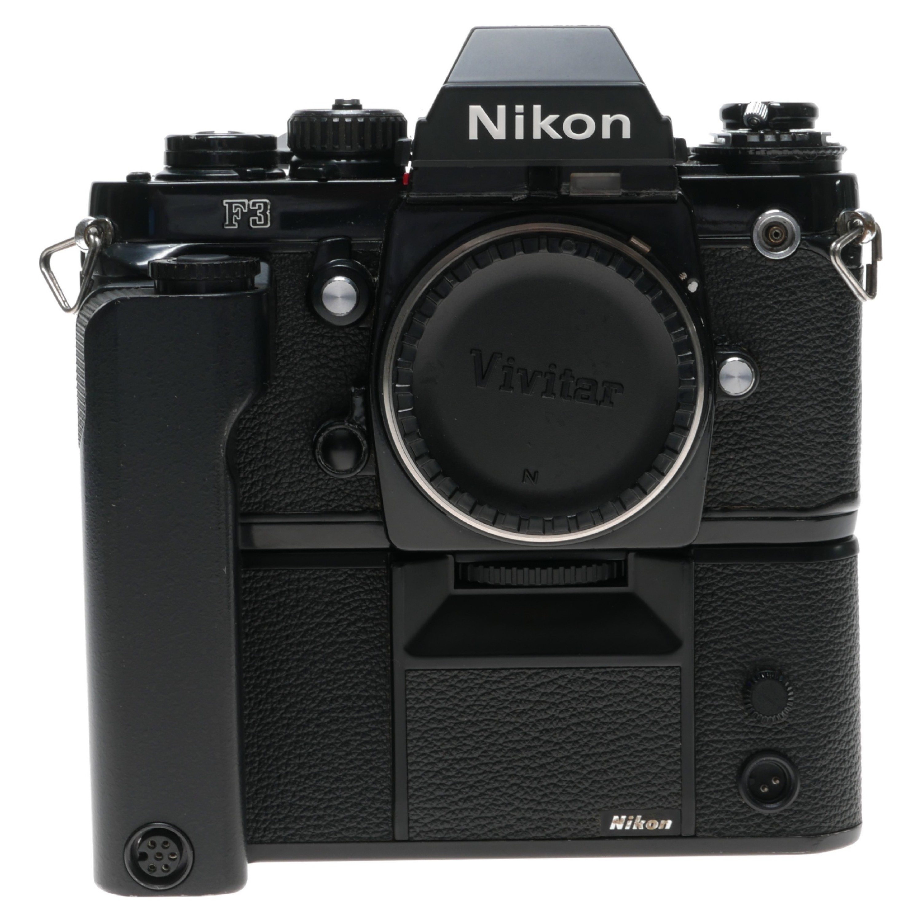 Nikon F3 SLR Film Camera MD-4 Motor Drive with Instructions - Vintage ...