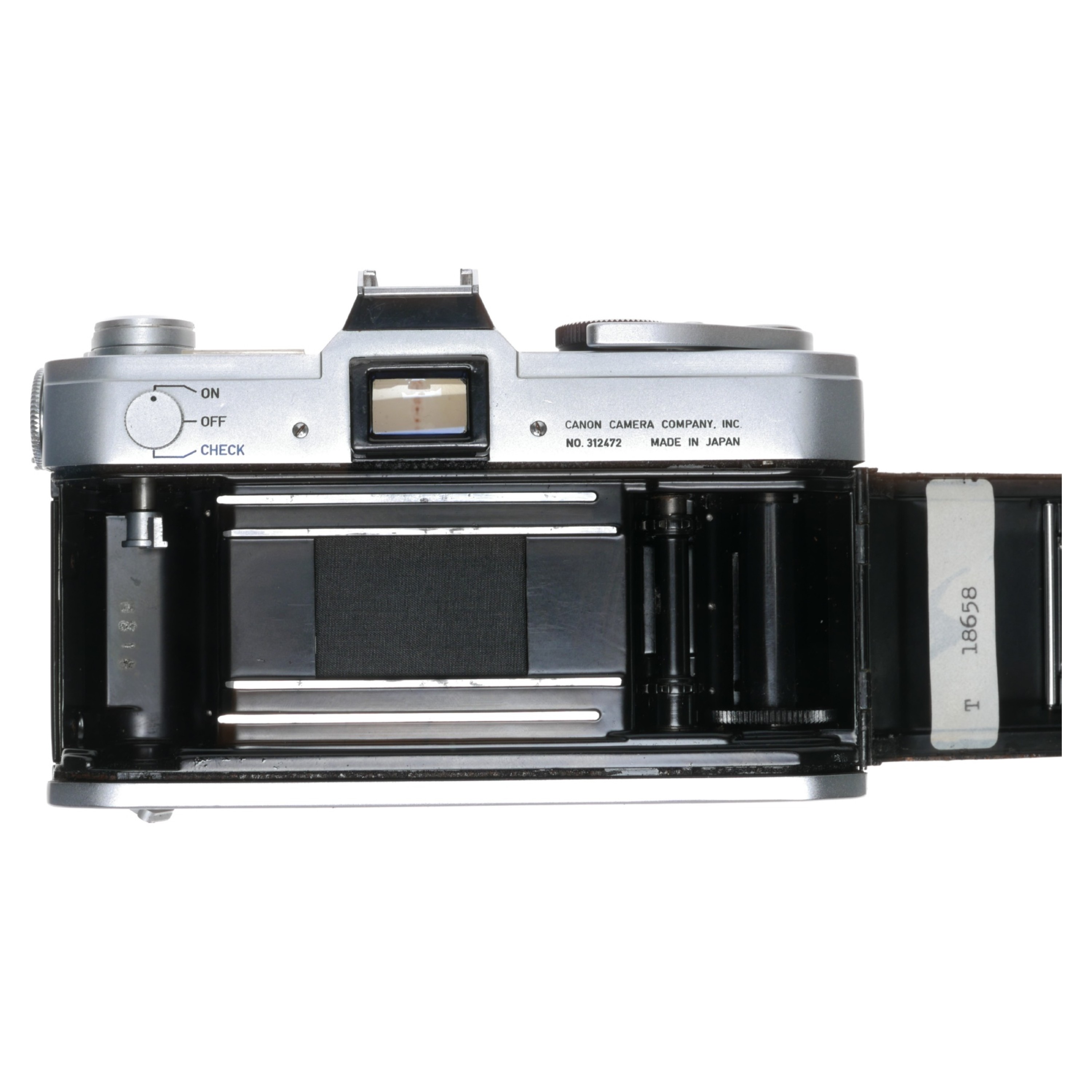 Canon FX 35mm Film SLR Camera FL 1.8/50mm No.312472 - Vintage No.312472 ...