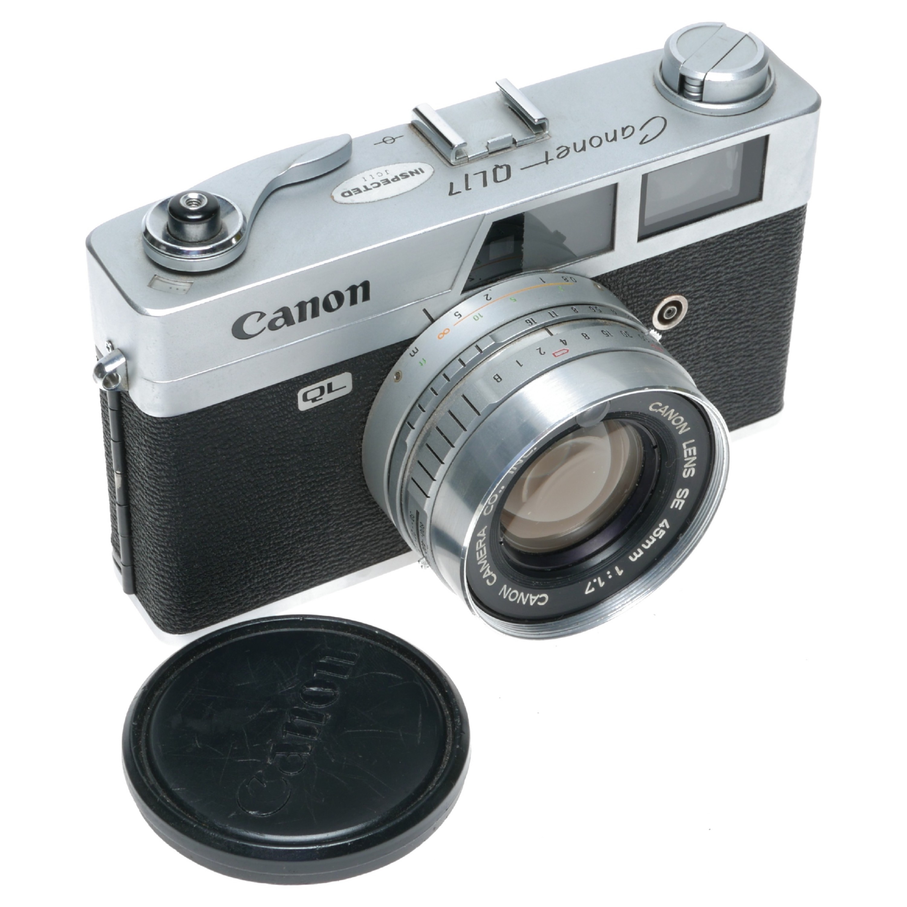 Canon Canonet QL17 Rangefinder Camera SE 1.7/45mm Lens - Vintage Lens ...