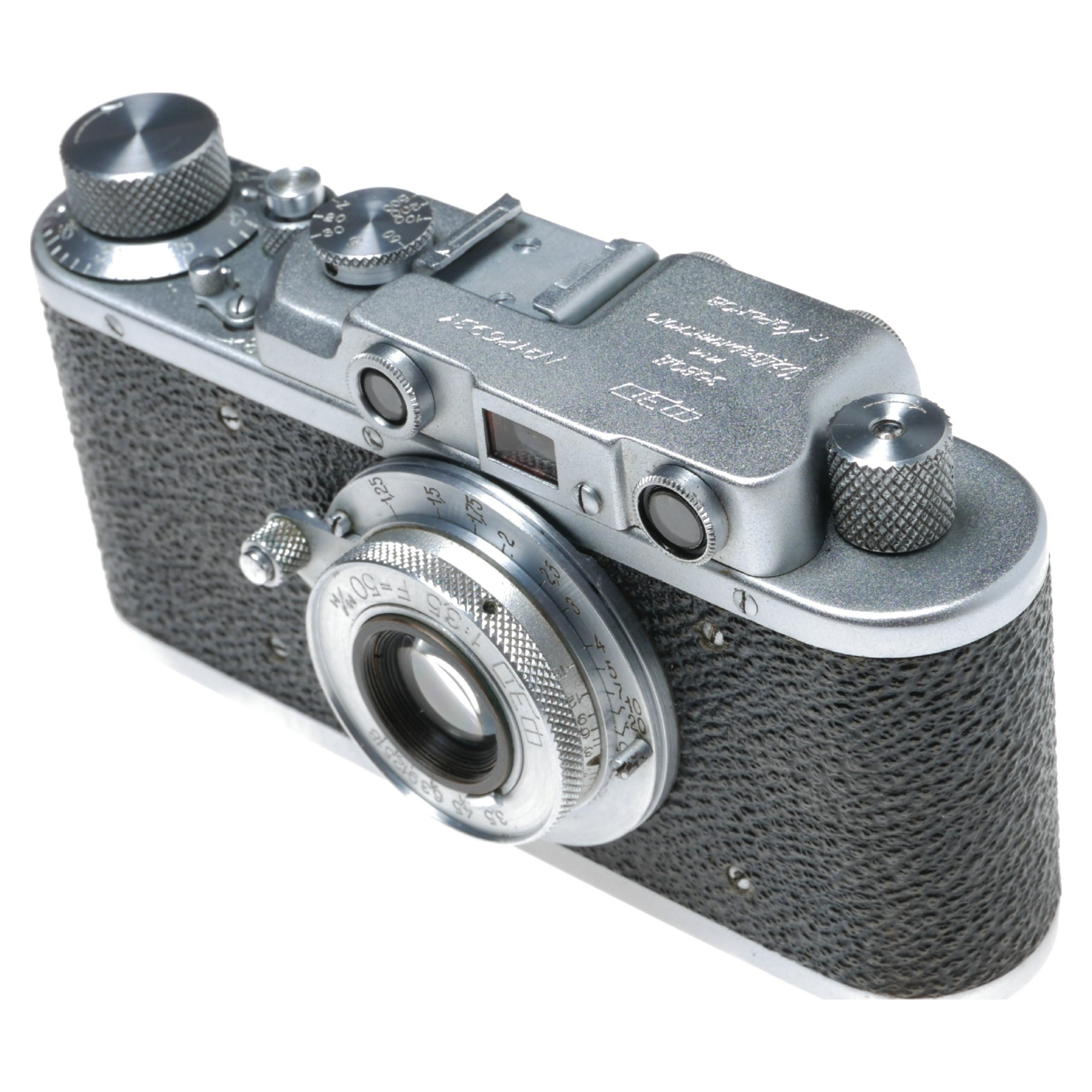 FED Type 1e Berdsk Rangefinder Camera 3.5/50 M39 Leica Mount USSR ...