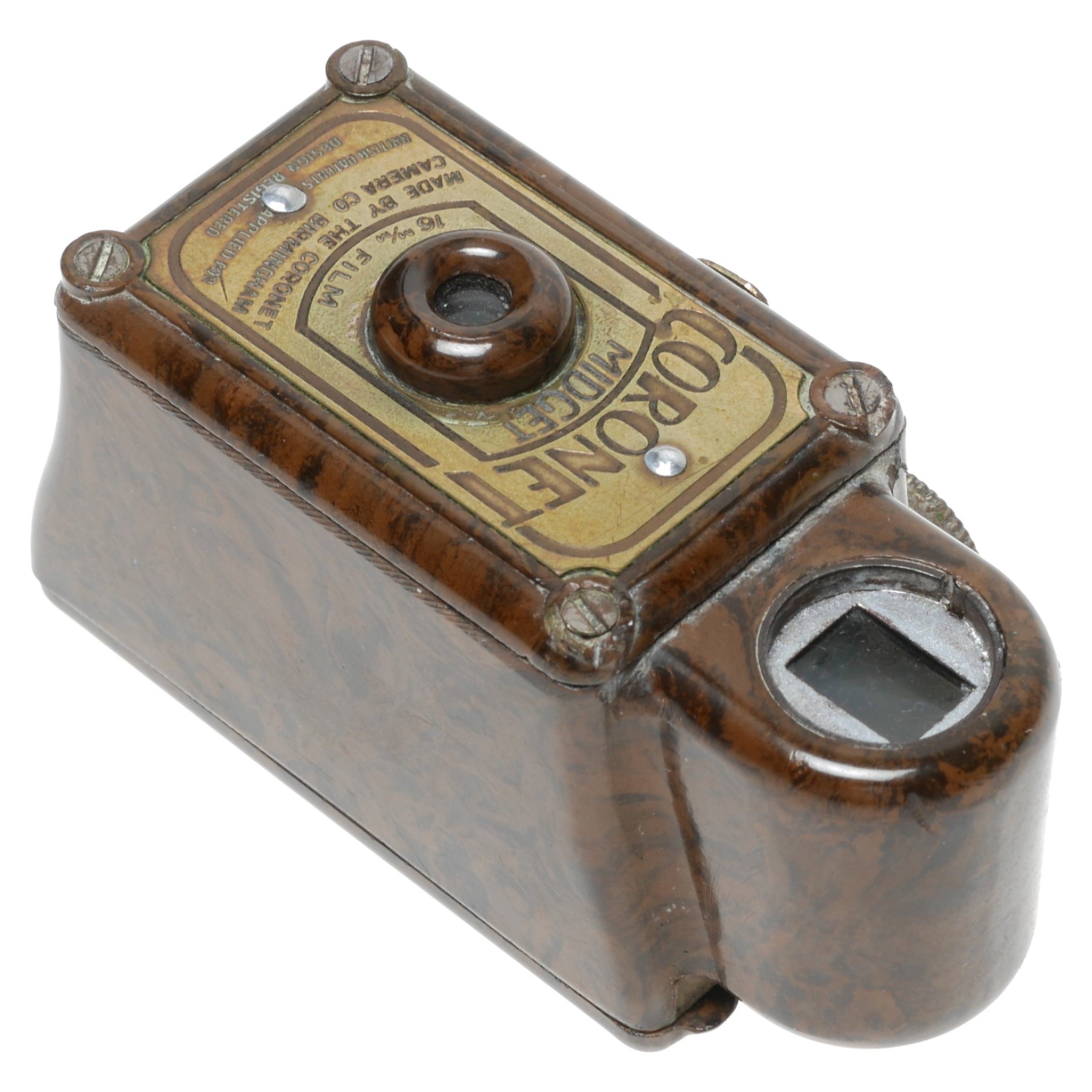 Coronet Midget 16mm Film Miniature Bakelite Box Camera - Vintage Box ...
