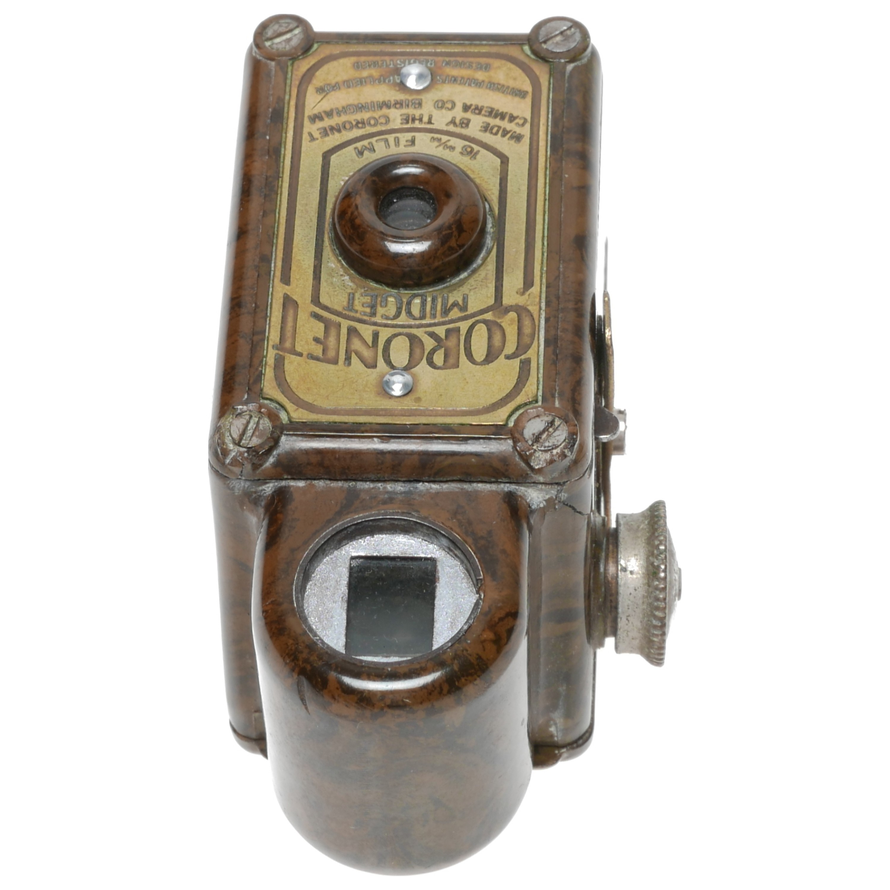 Coronet Midget 16mm Film Miniature Bakelite Box Camera - Vintage Box ...