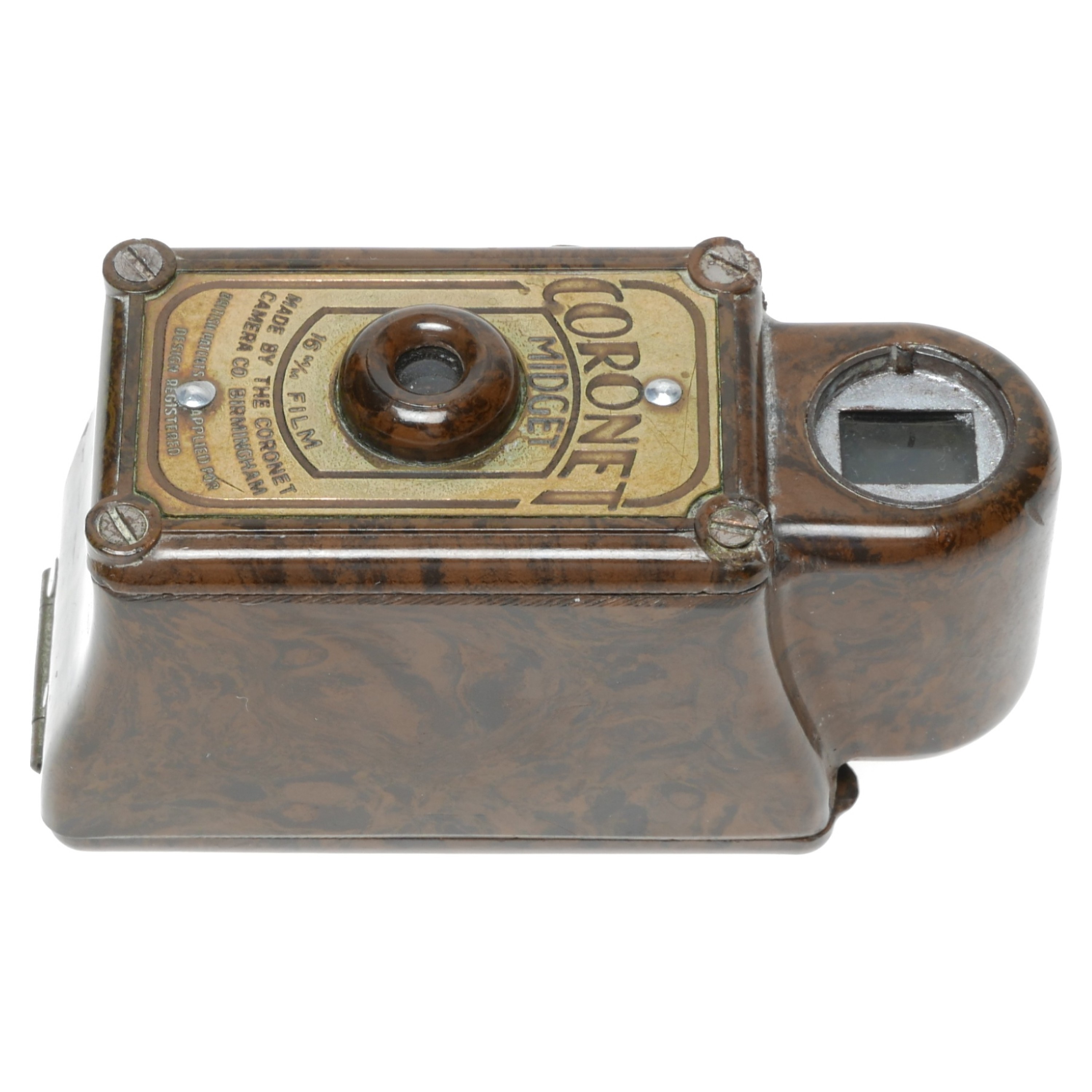 Coronet Midget 16mm Film Miniature Bakelite Box Camera - Vintage Box ...