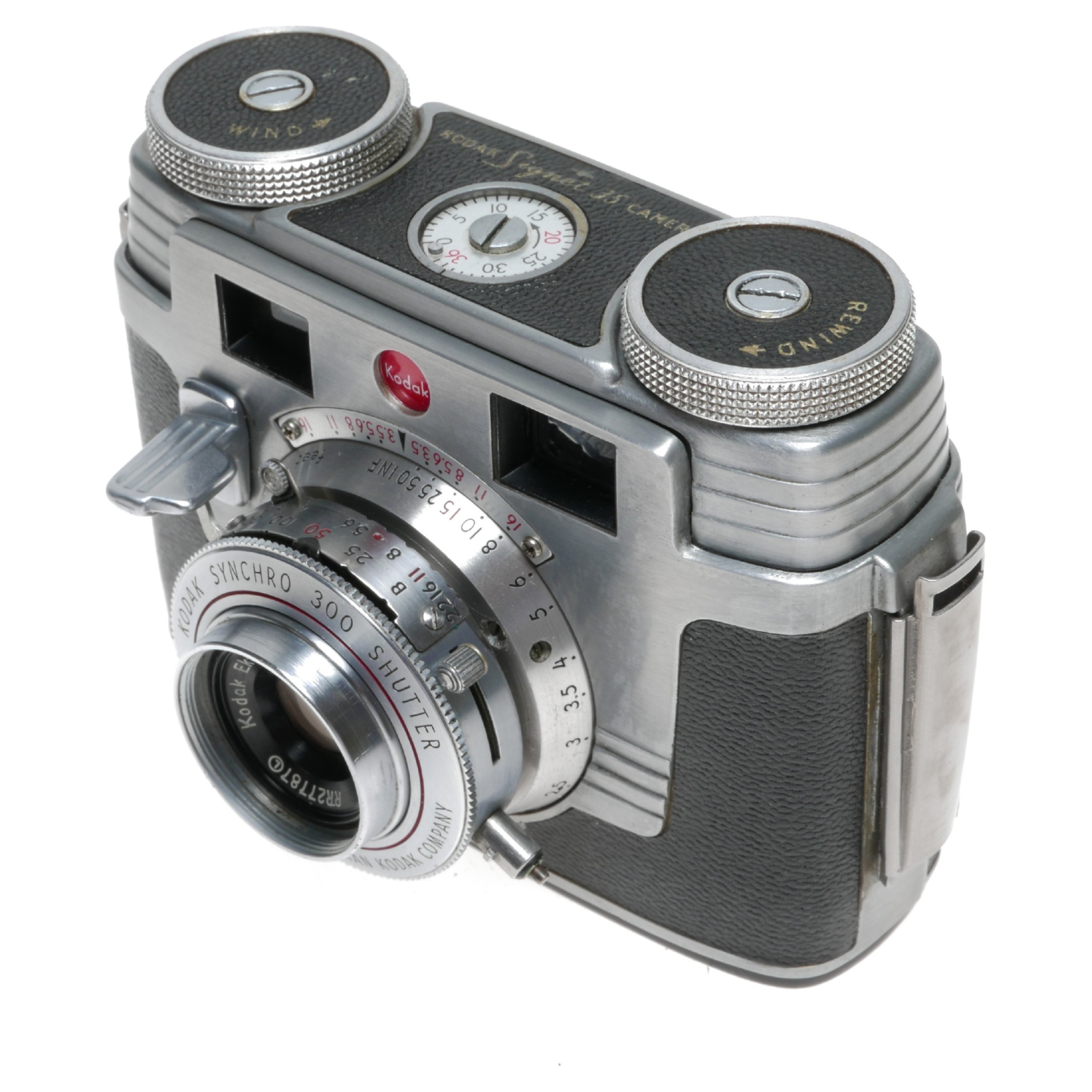 Kodak Signet 35 Rangefinder Camera Ektar f:3.5 44mm - Vintage 44mm ...