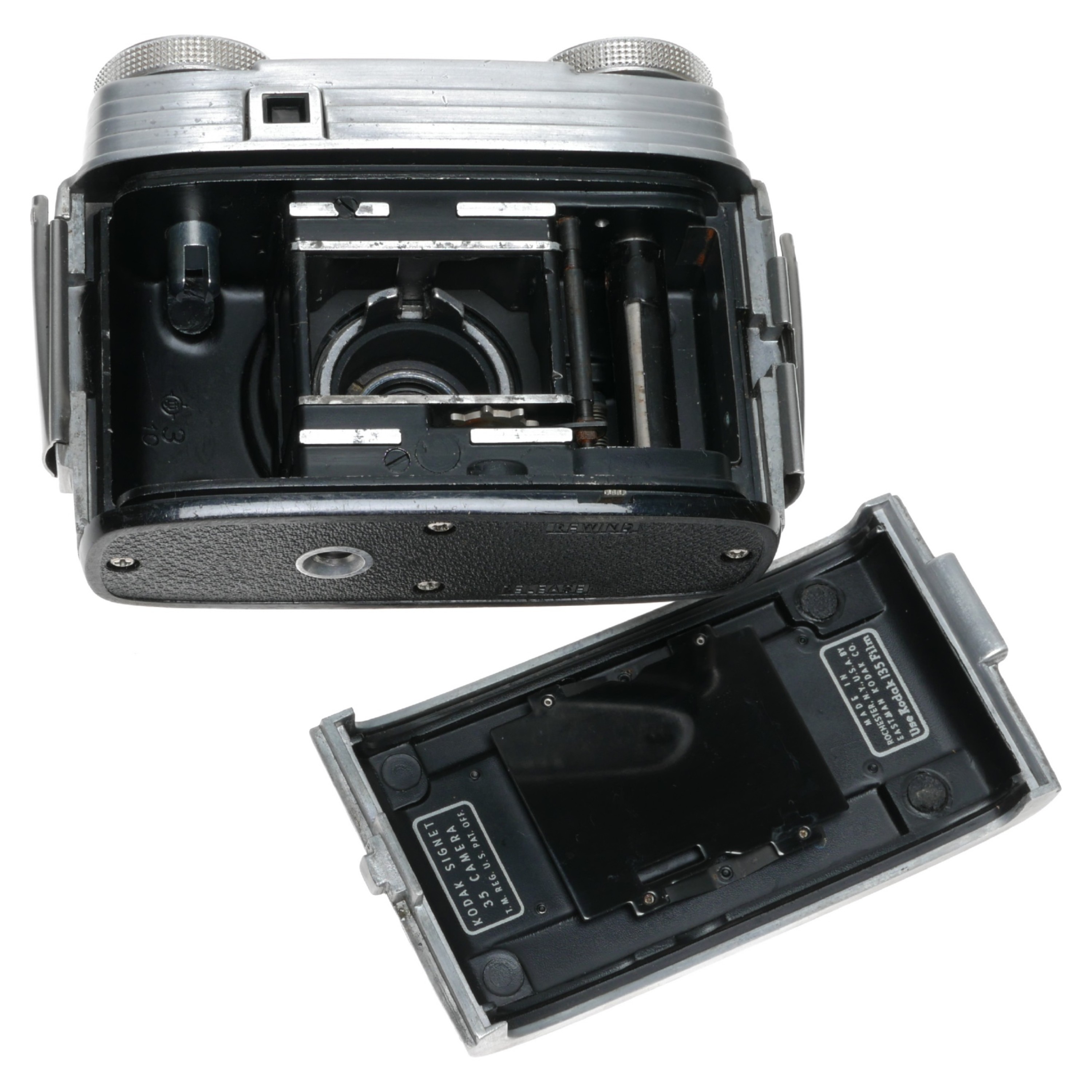 Kodak Signet 35 Rangefinder Camera Ektar f:3.5 44mm - Vintage 44mm ...