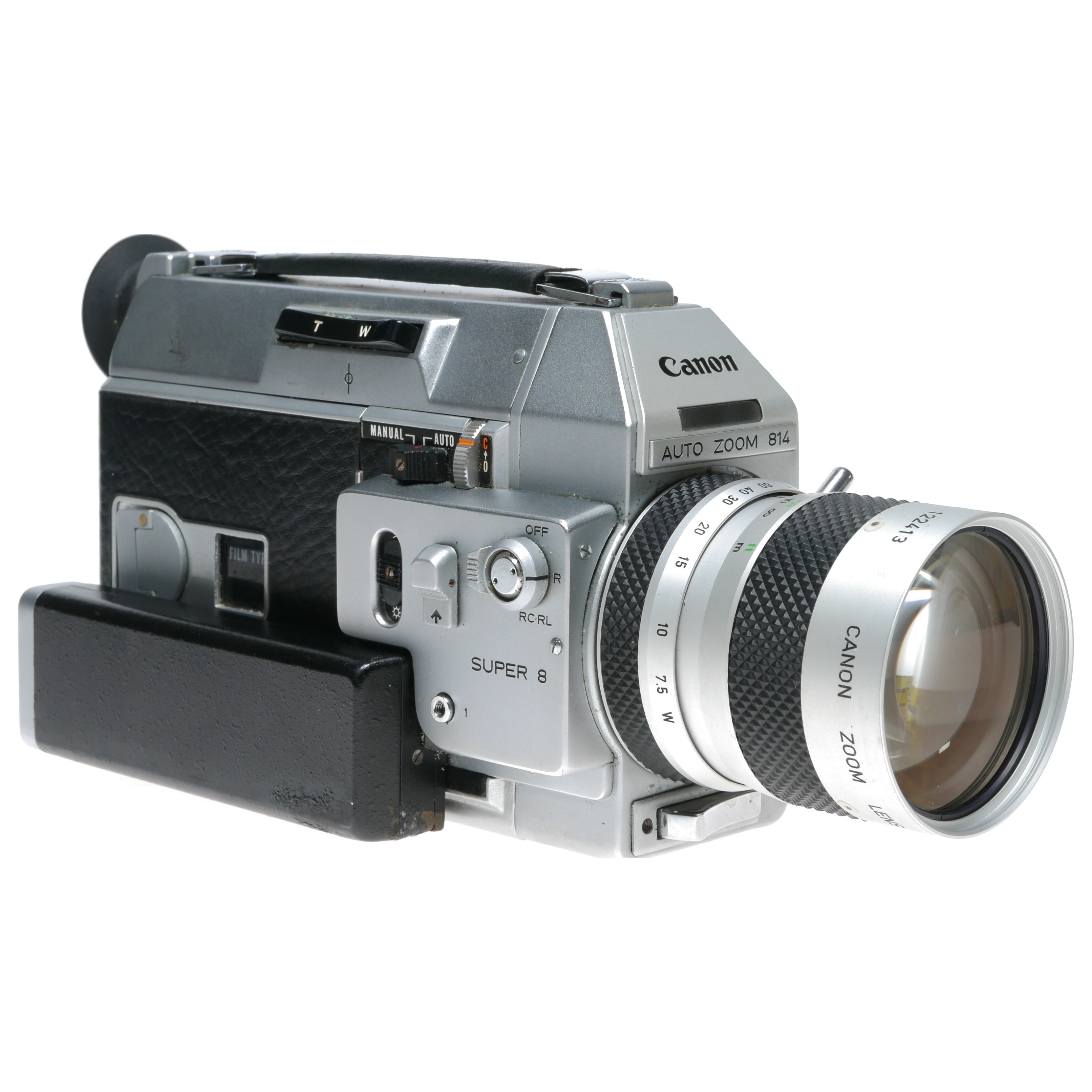 Super-8 Canon cine camera Auto Zoom 814 cased cap manual - Vintage ...