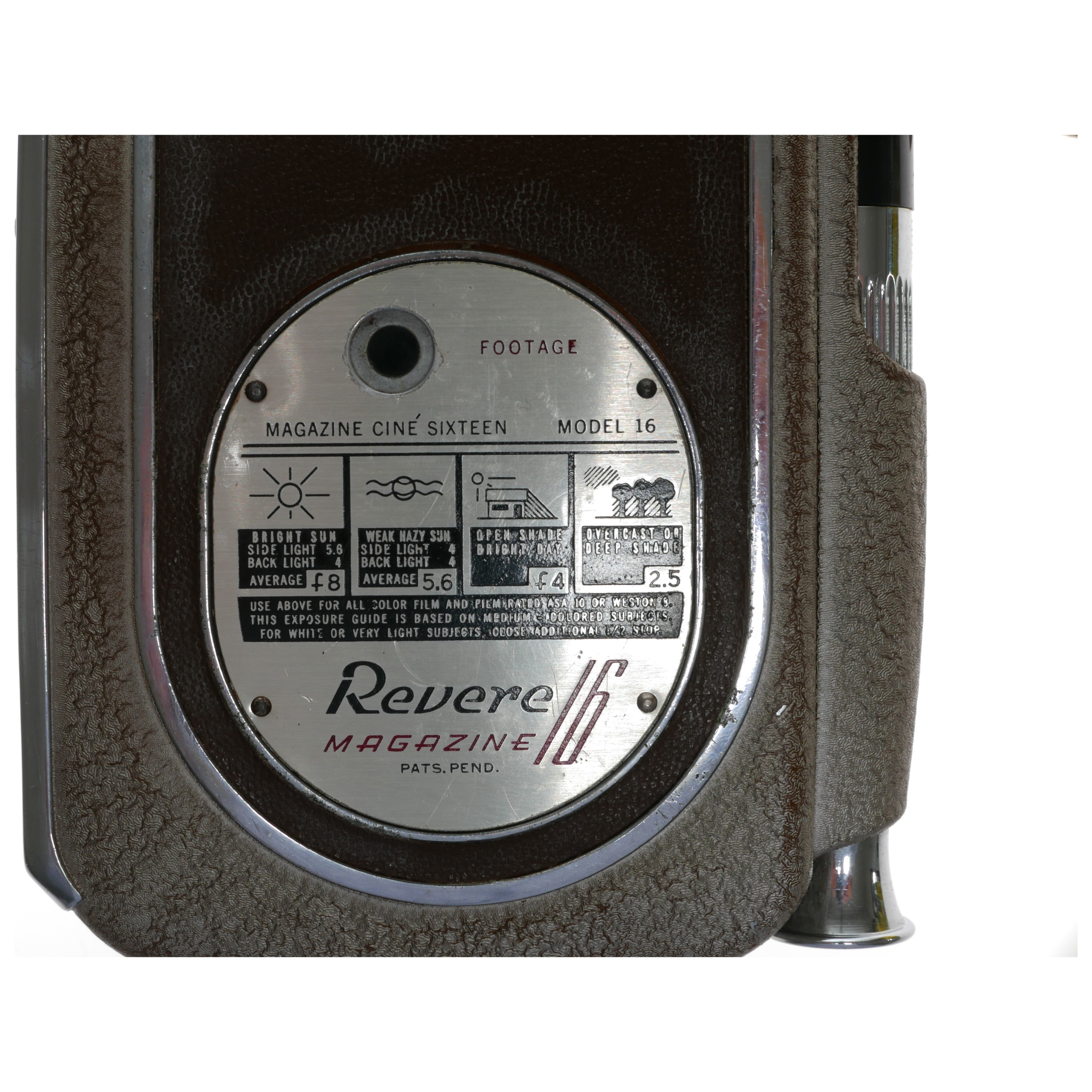 Revere 16mm magazine load film movie camera 25mm f2.7 Balcot lens ...