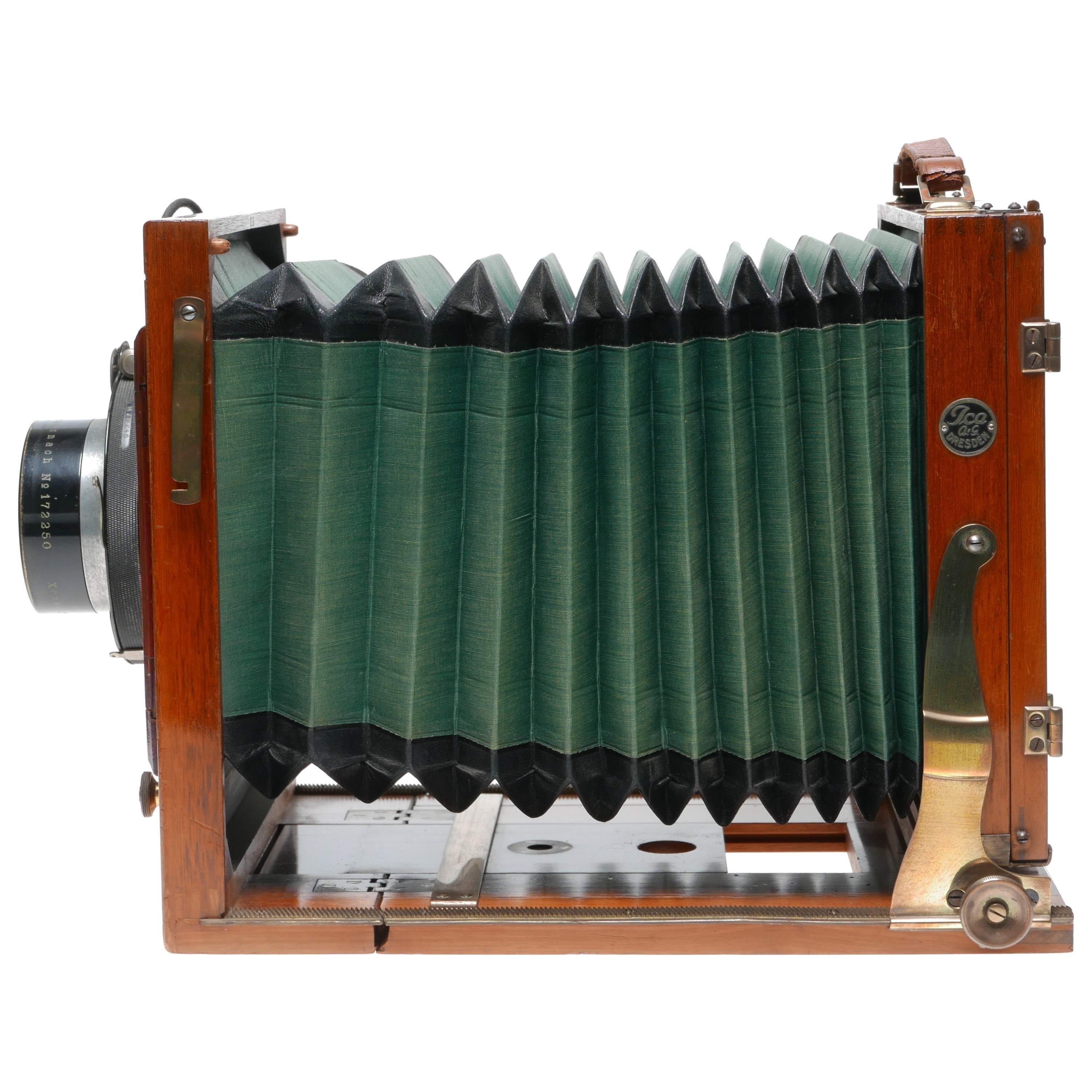 ICA Dresden Tailboard Field camera C. JOS Schneider Xenar 3.5/210 lens ...