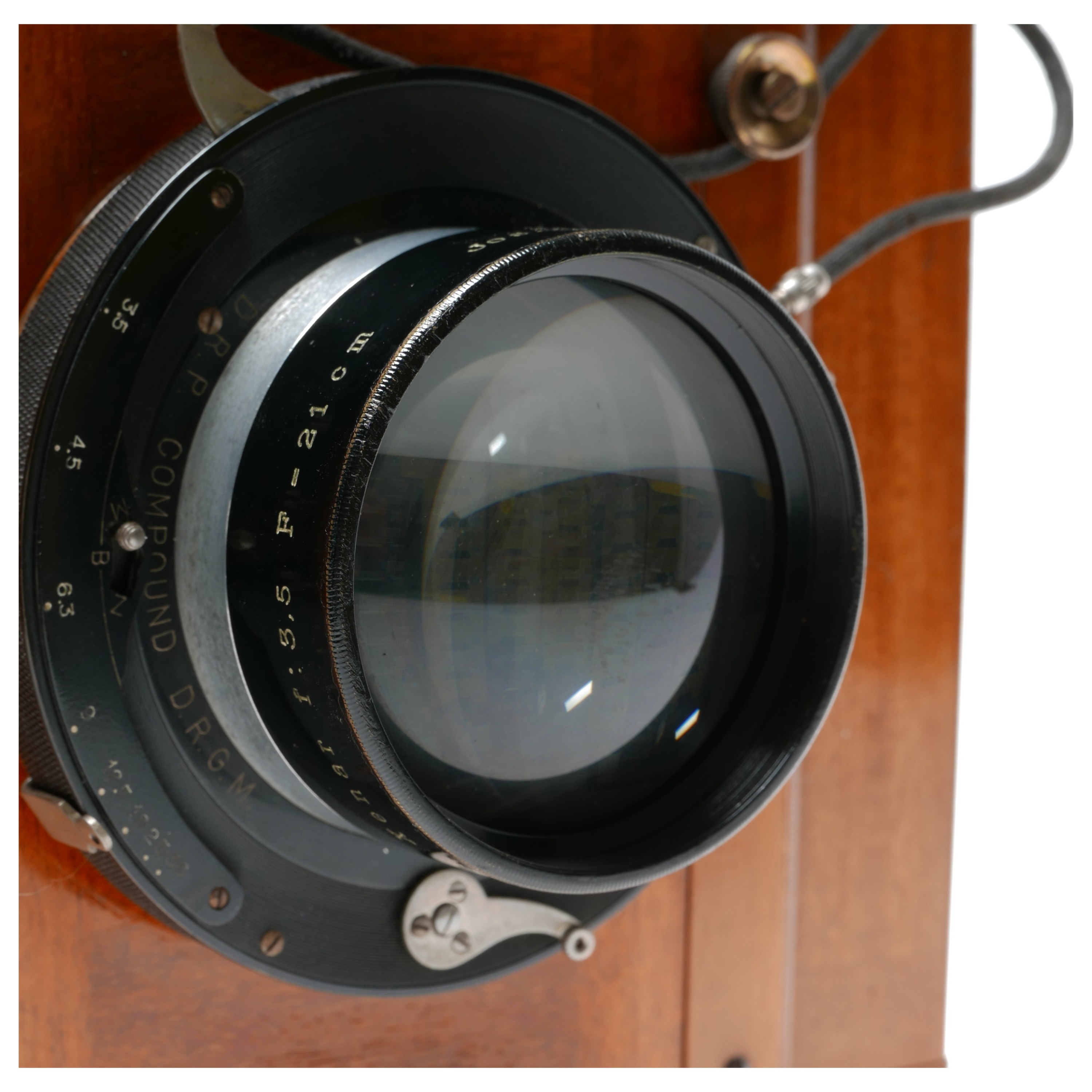 ICA Dresden Tailboard Field camera C. JOS Schneider Xenar 3.5/210 lens ...