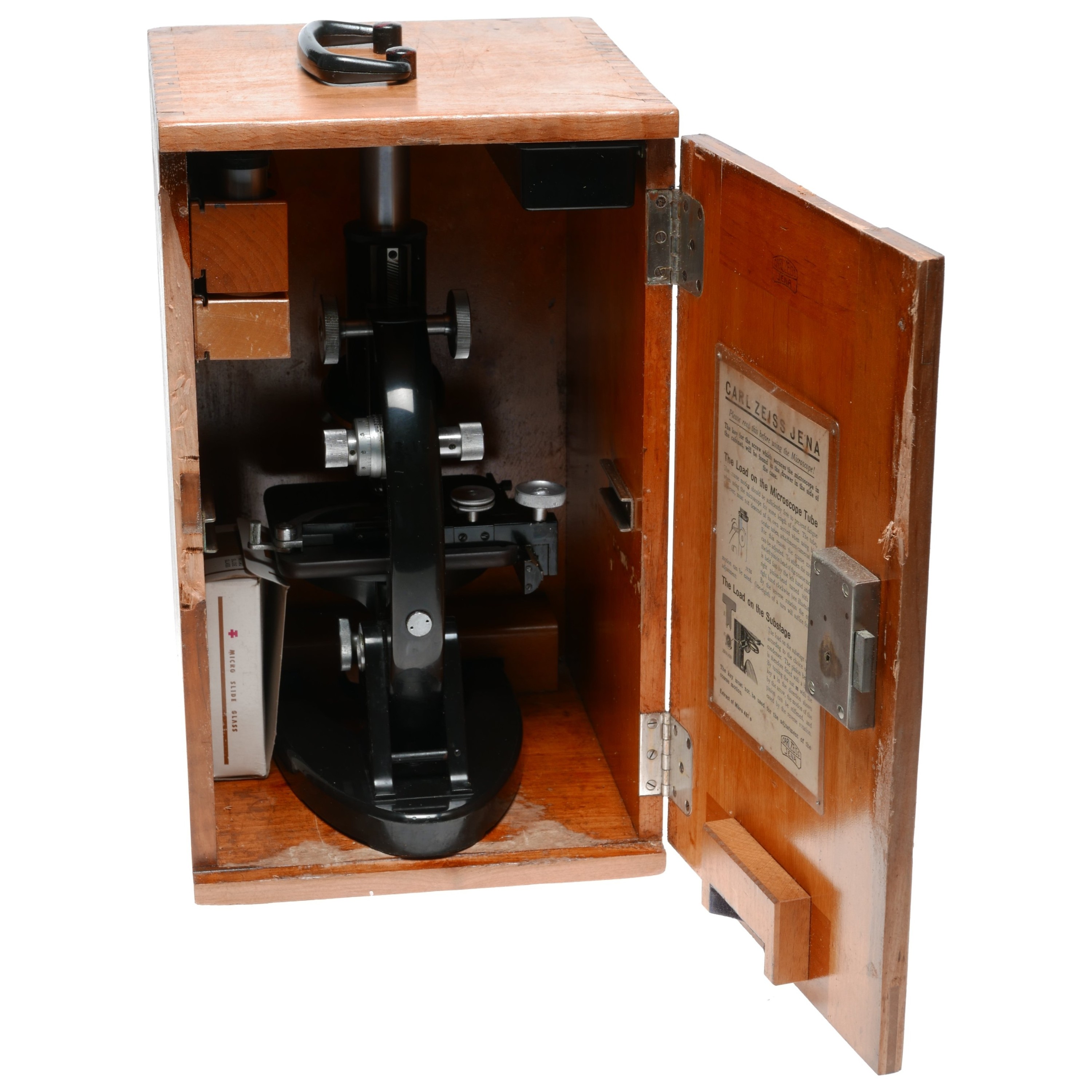 Olympus bench top microscope 3 objective lenses in original case ...