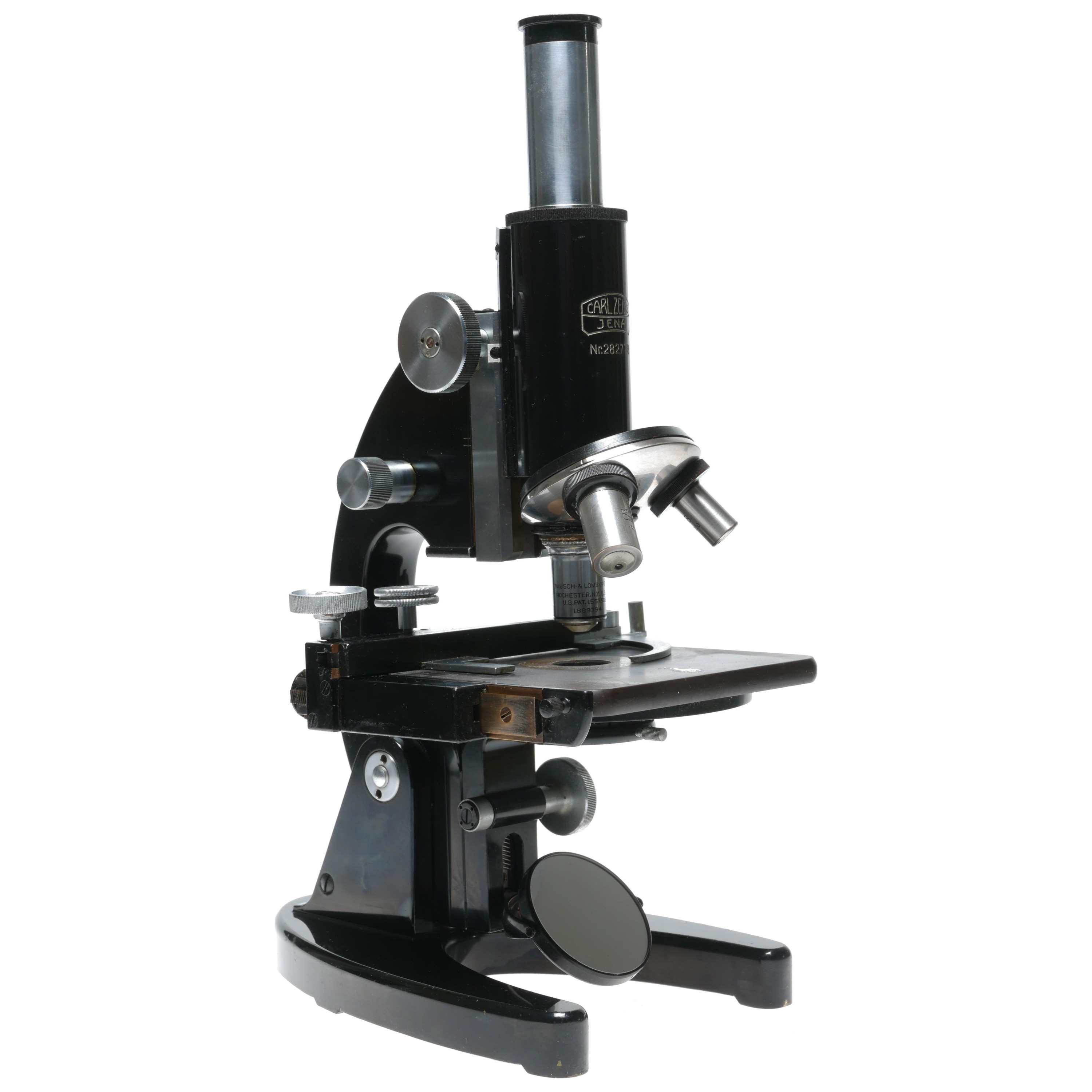 Olympus bench top microscope 3 objective lenses in original case ...