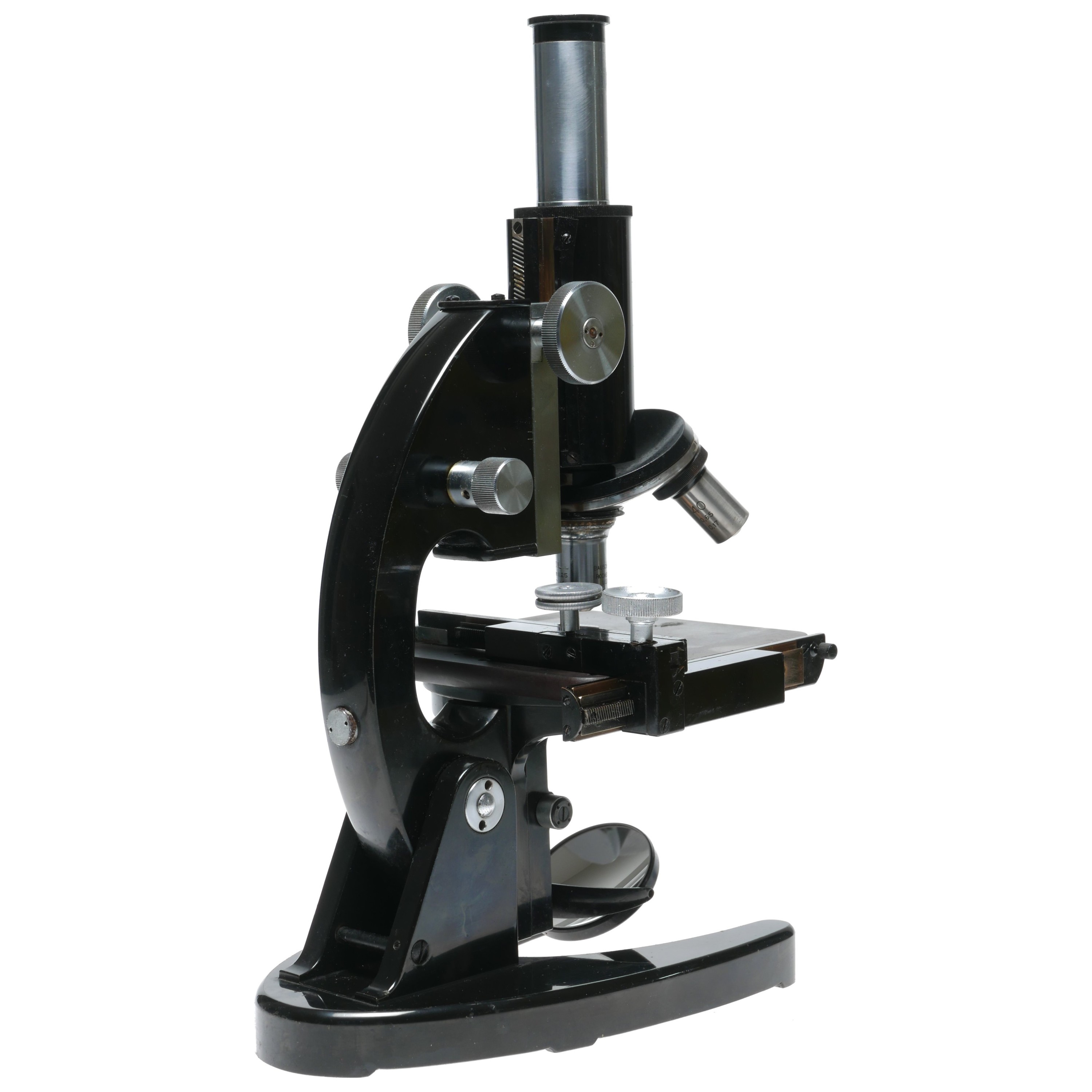 Olympus bench top microscope 3 objective lenses in original case ...