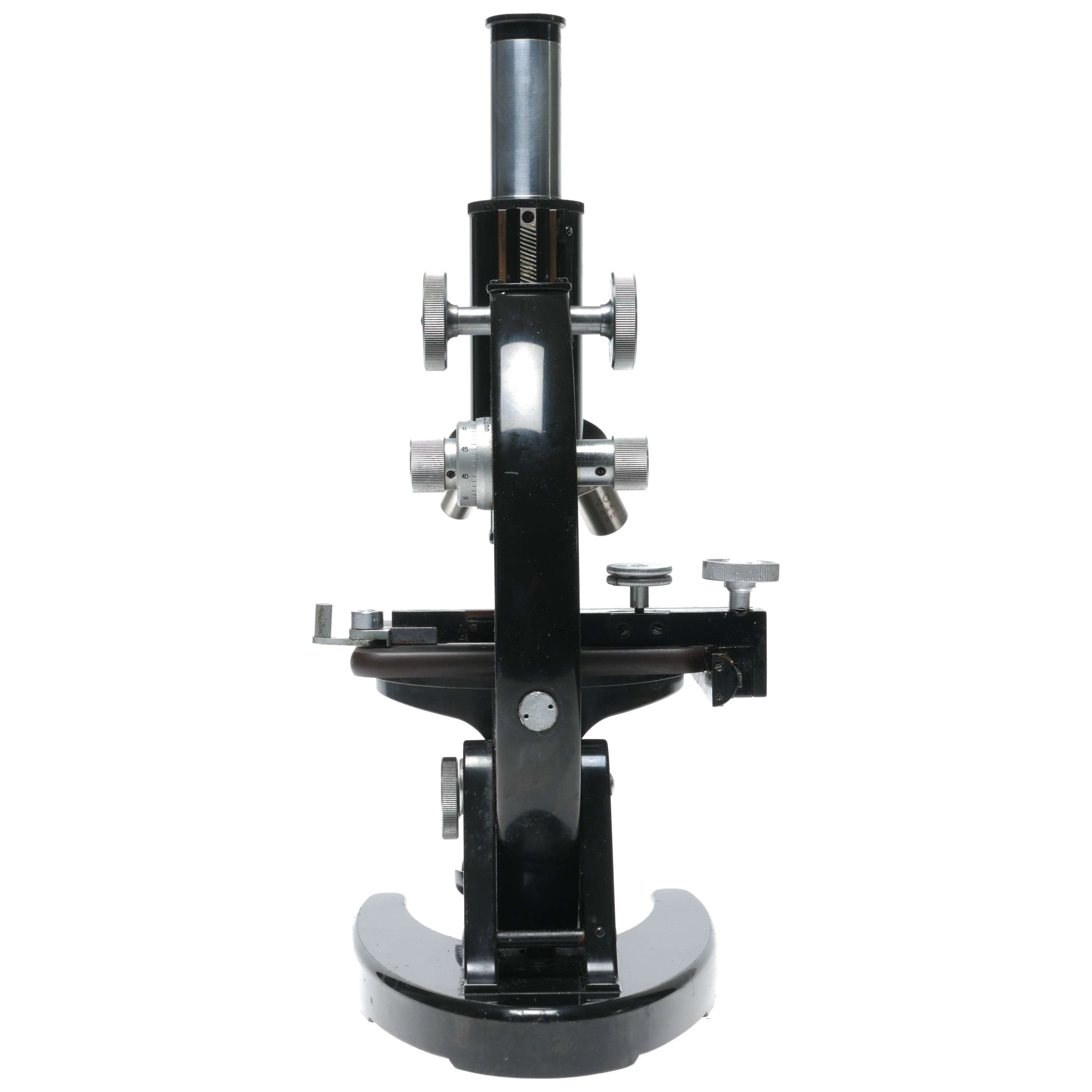 Olympus bench top microscope 3 objective lenses in original case ...