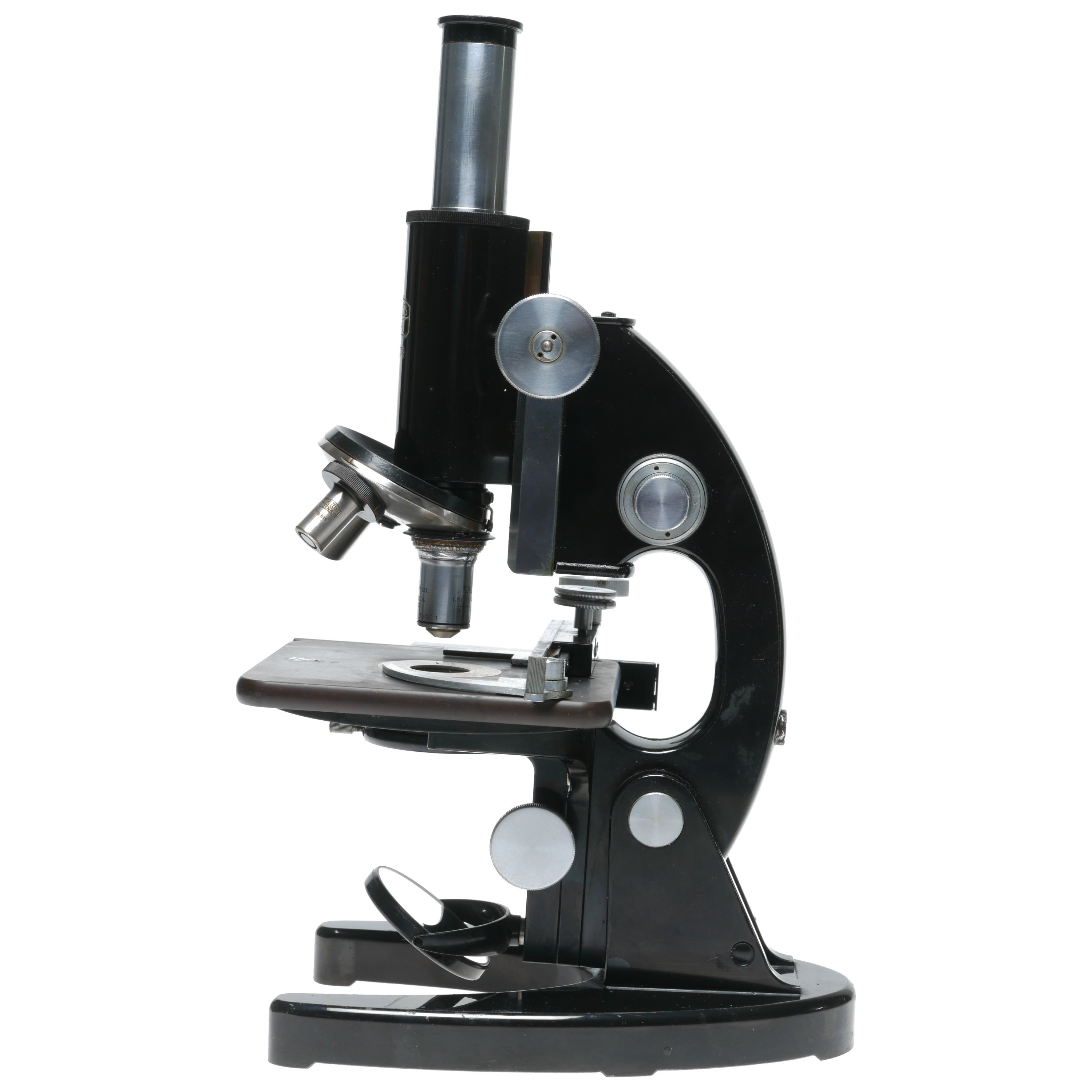 Olympus bench top microscope 3 objective lenses in original case ...