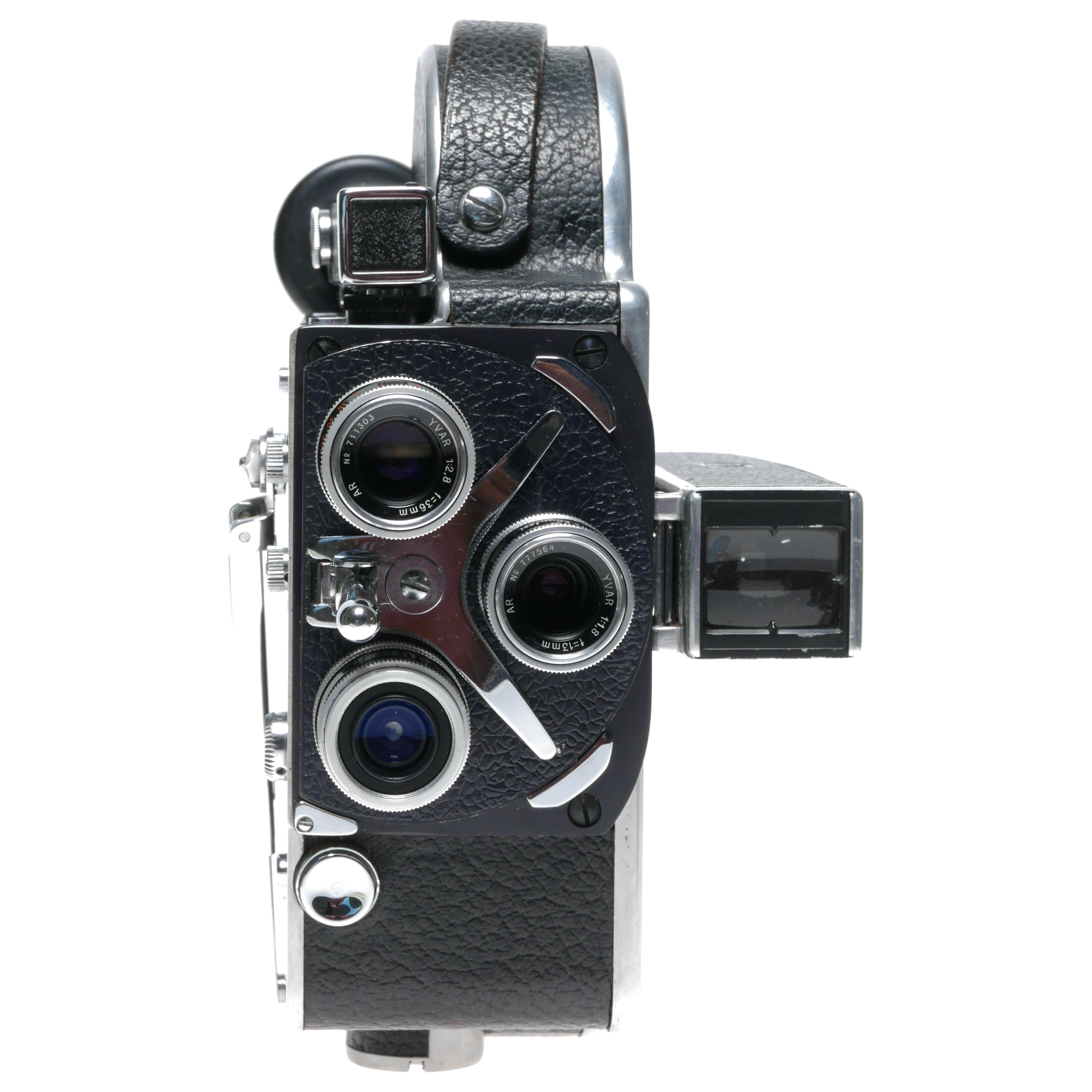 H8 Bolex 8mm film Cine camera 4 Yvar lenses cased manuals - Vintage ...