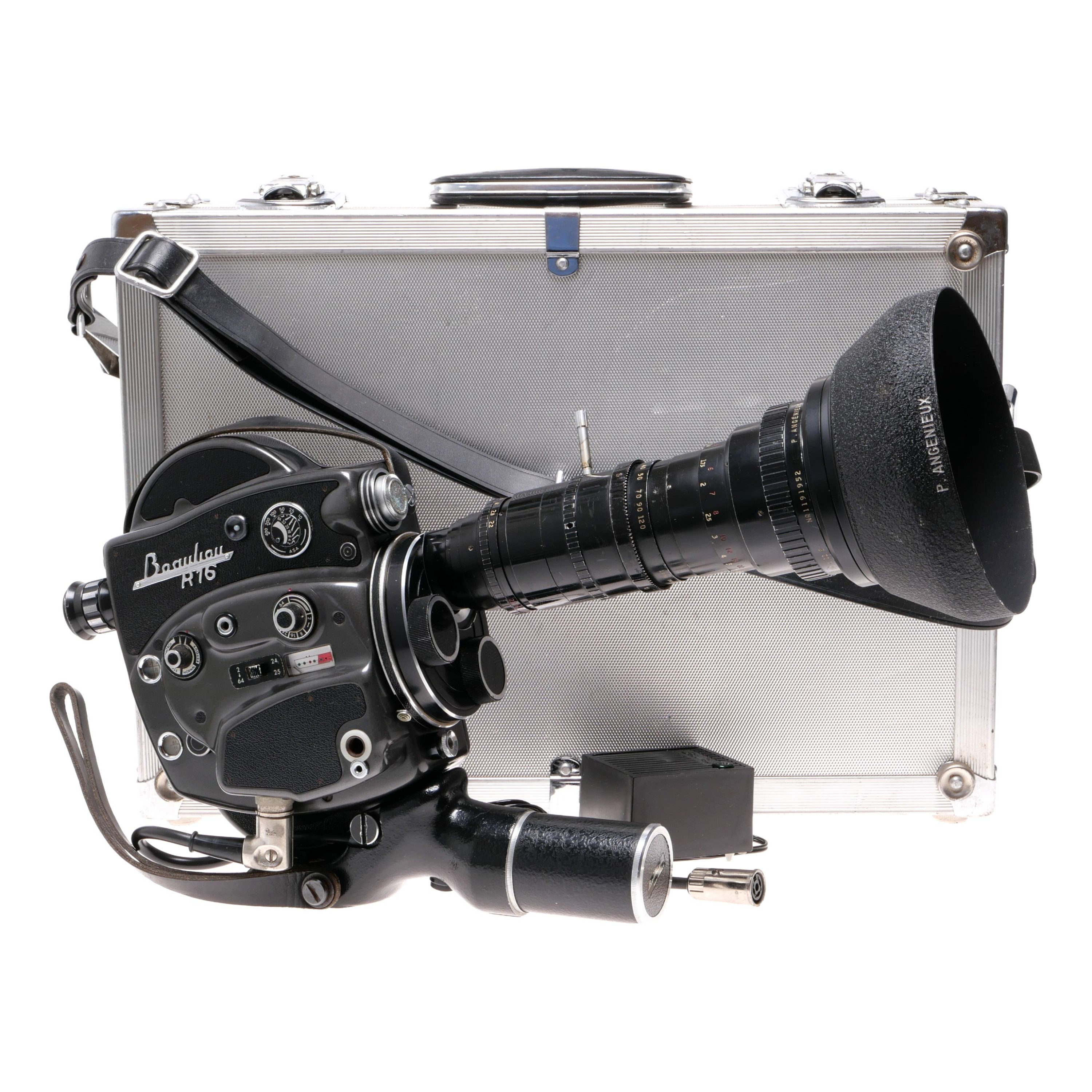 Beaulieu R16 16mm Film Camera Angenieux 12-120mm Zoom Kit