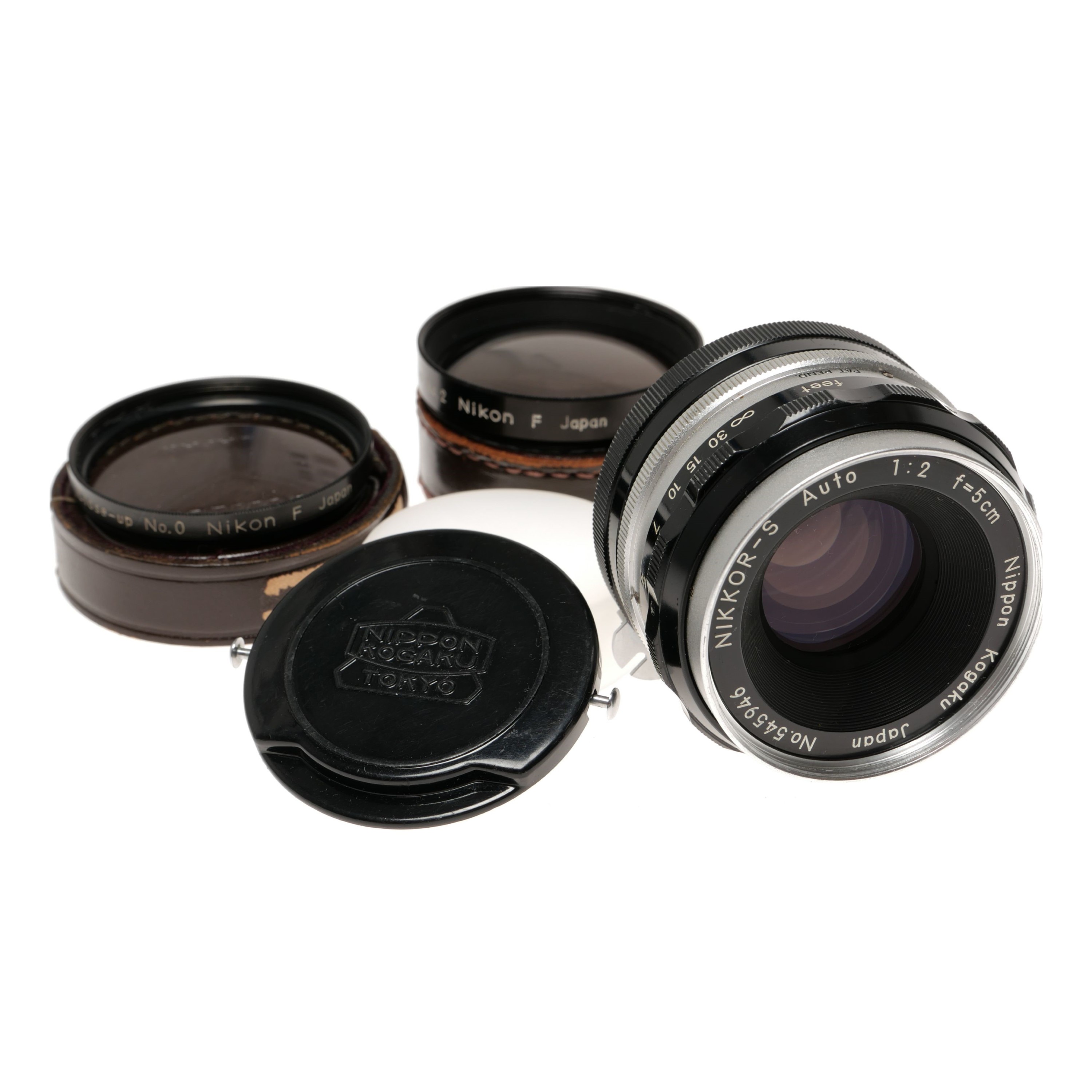 NIKKOR-S Auto 50mm f/2 Non-Ai Lens Kit NIPPON KOGAKU JAPAN