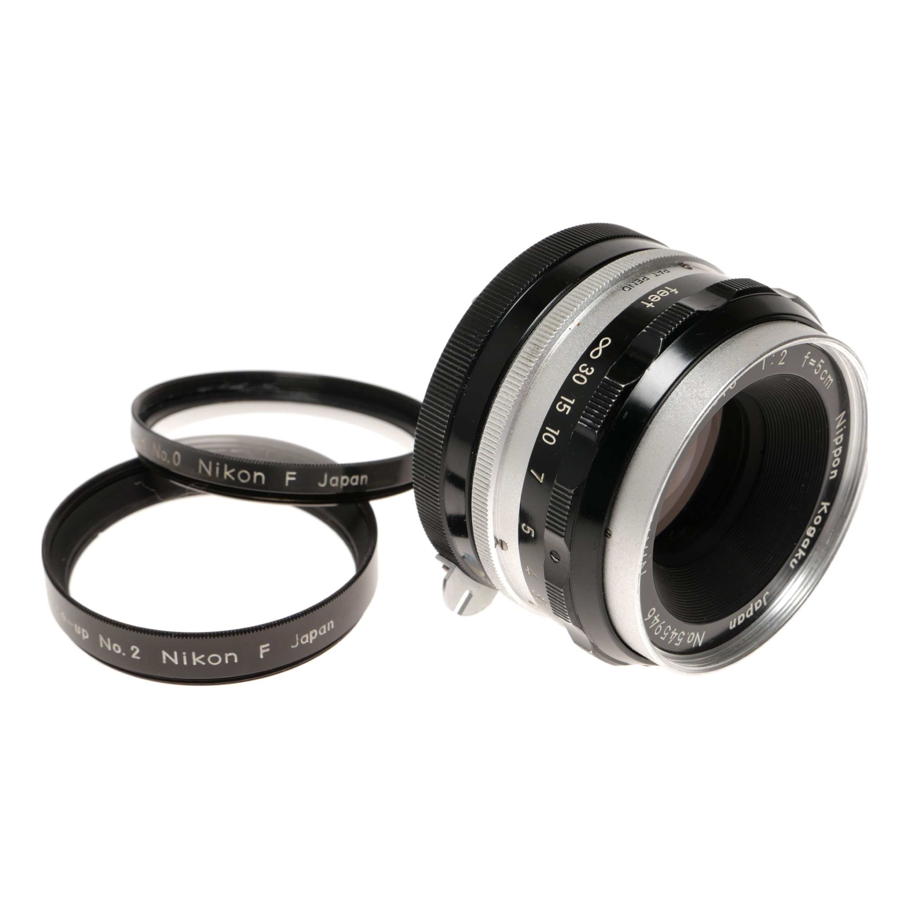 NIKKOR-S Auto 50mm f/2 Non-Ai Lens Kit NIPPON KOGAKU JAPAN